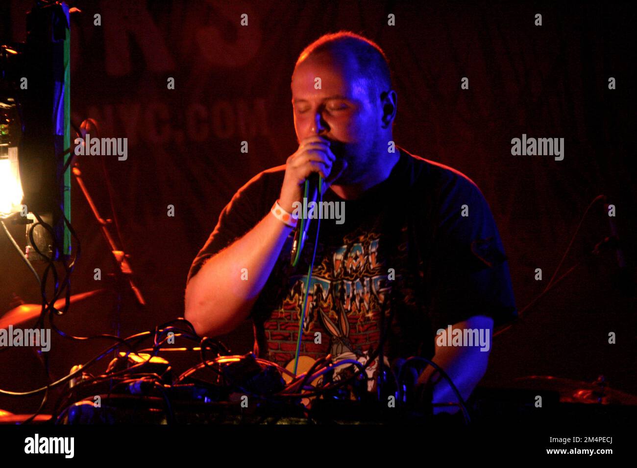 Dan Deacon in concert in New York Stock Photo - Alamy