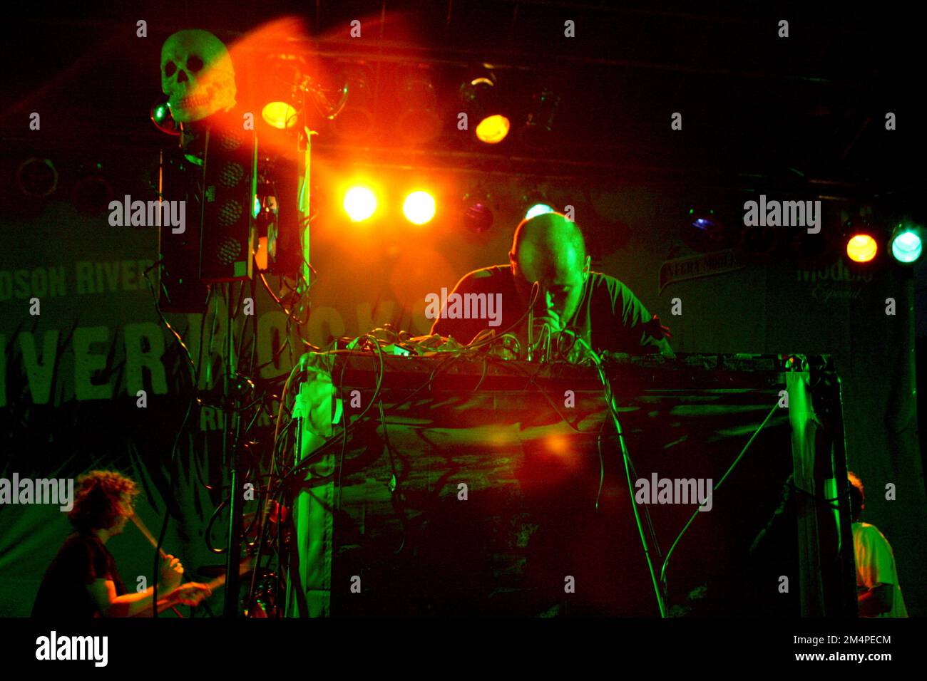 Dan Deacon in concert in New York Stock Photo - Alamy
