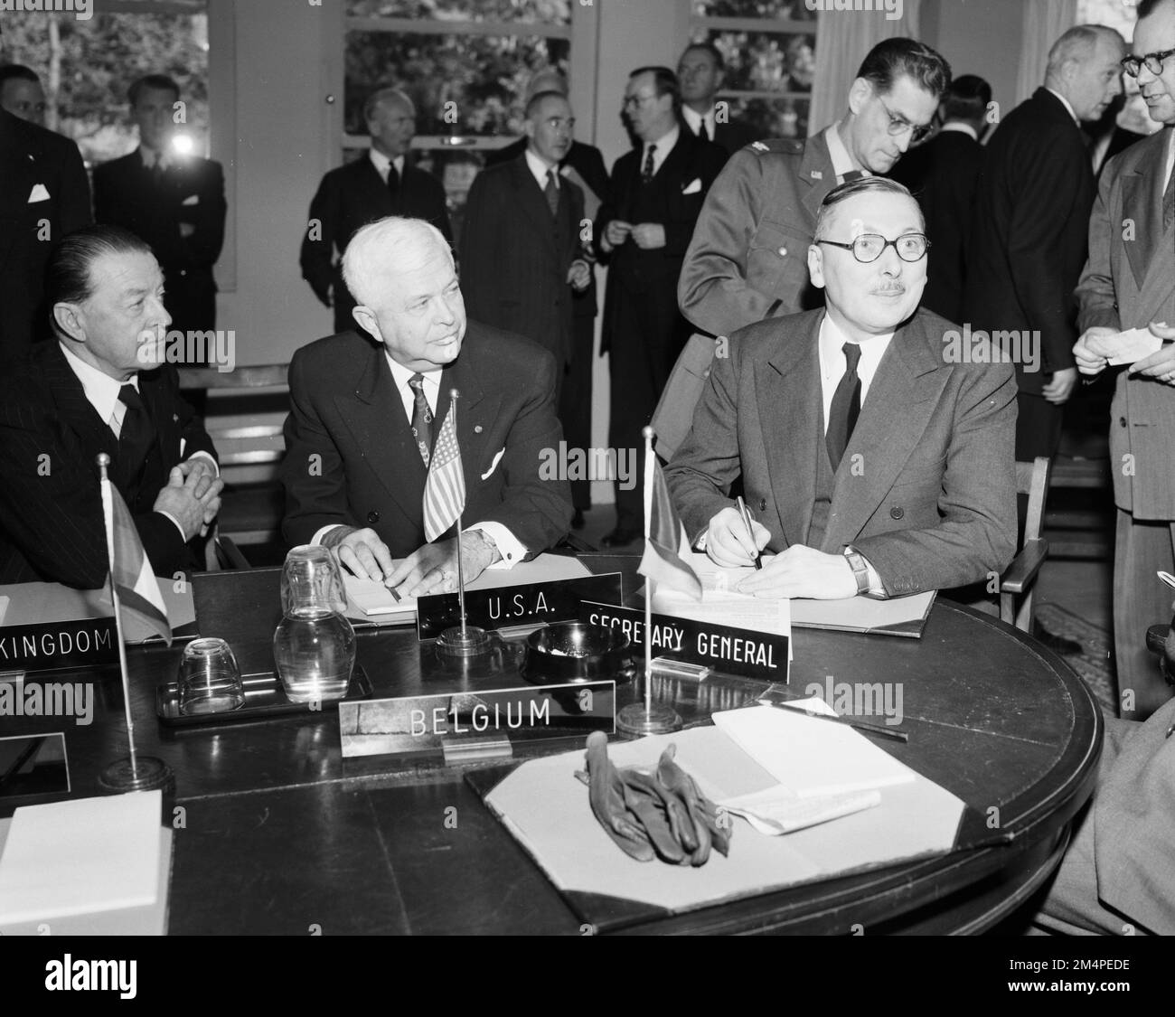 Offshore Contract - NATO Signature. Photographs of Marshall Plan ...