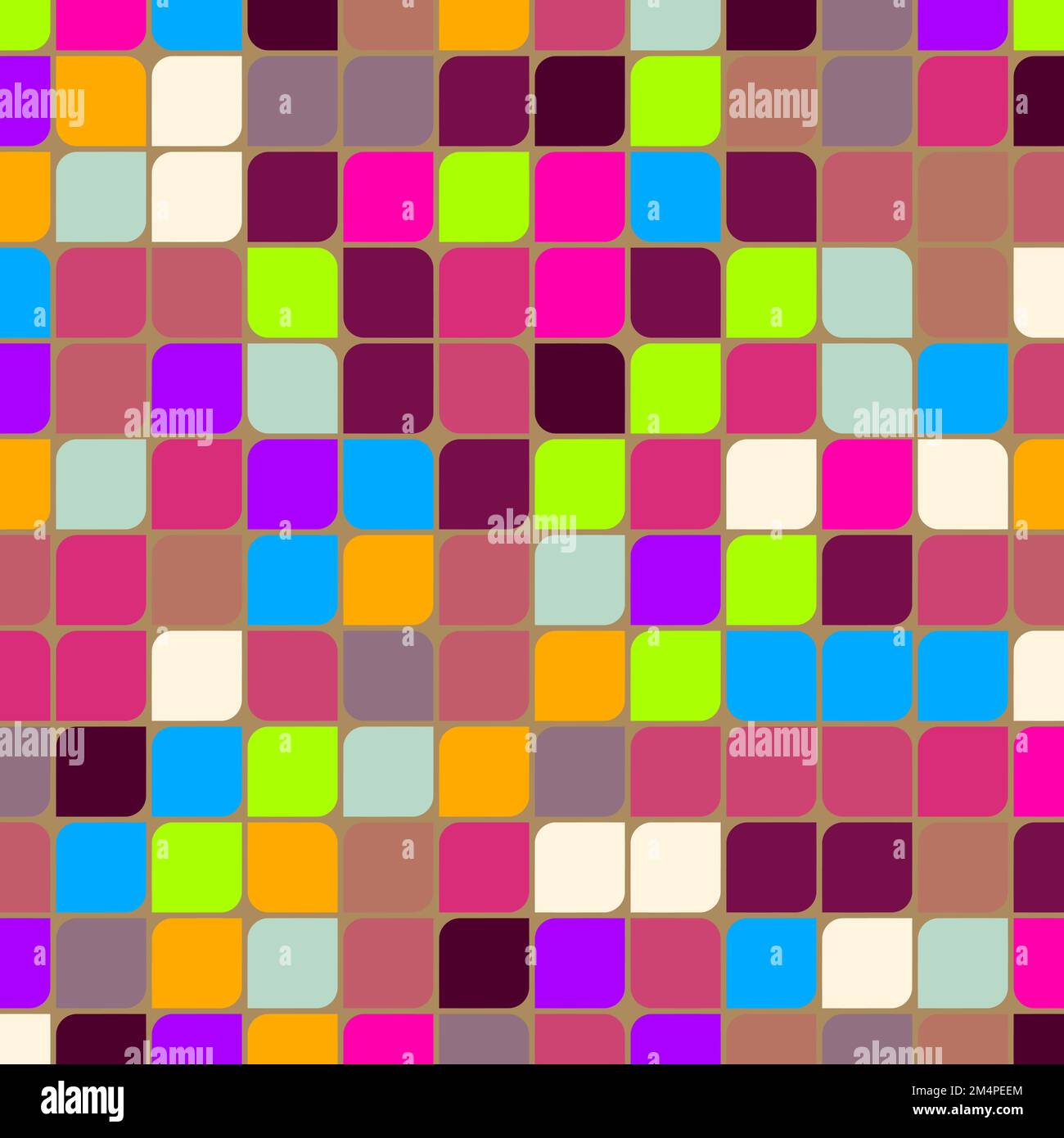 Color checkered squares background generative pattern illustration ...