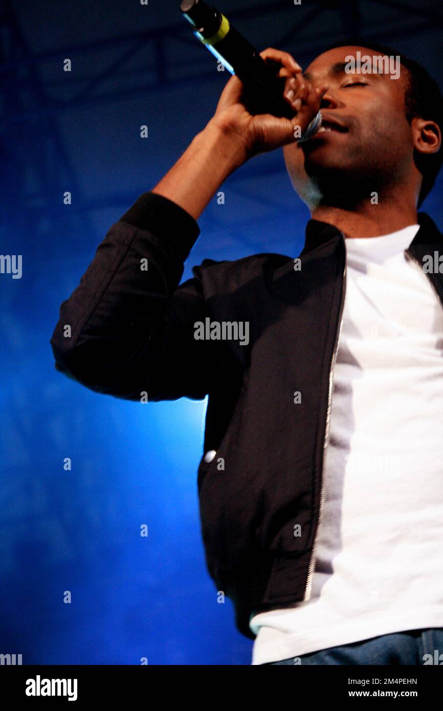 Childish Gambino in concert at Central Park Summerstage in New York ...