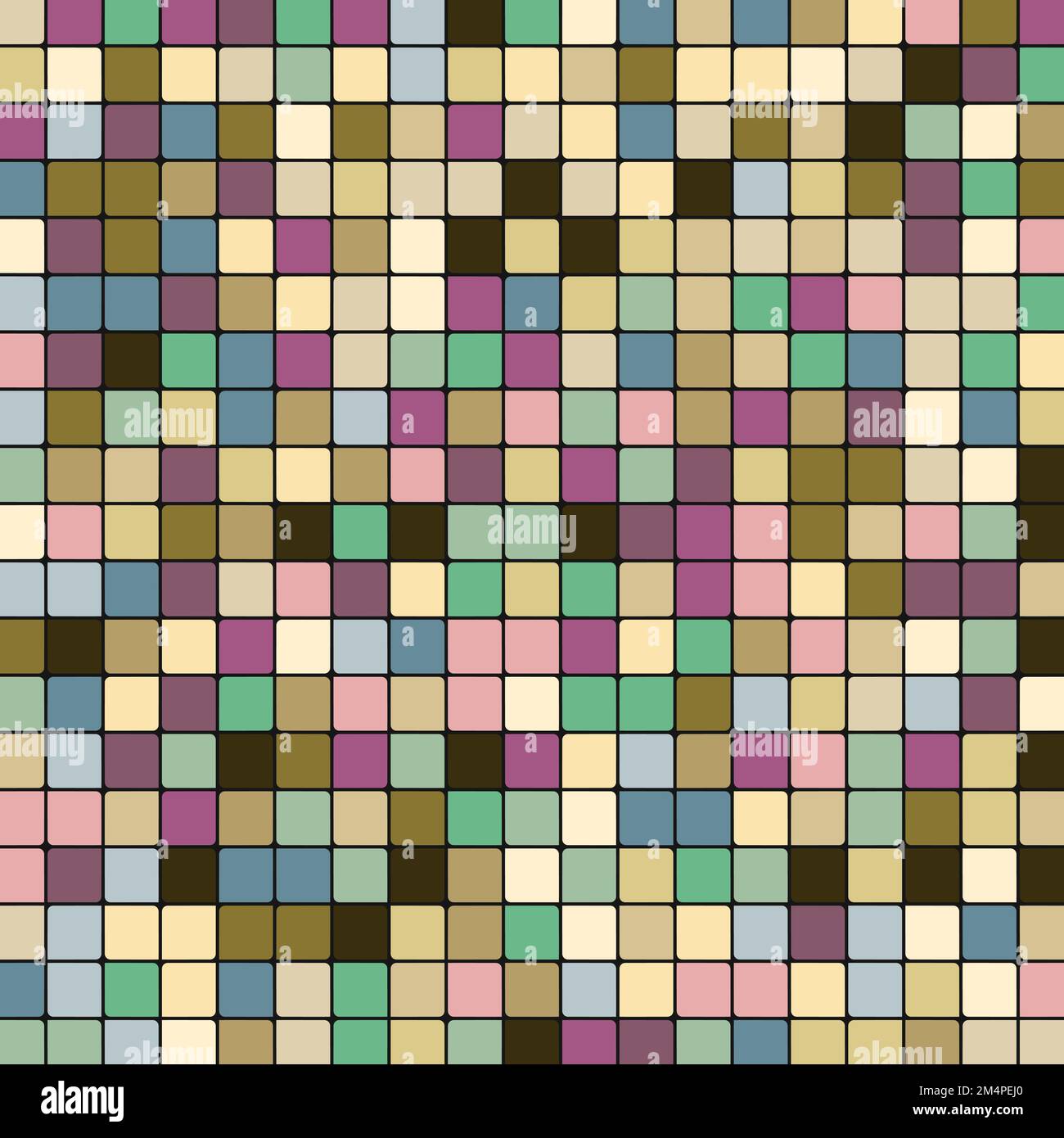 Color checkered squares background generative pattern illustration ...