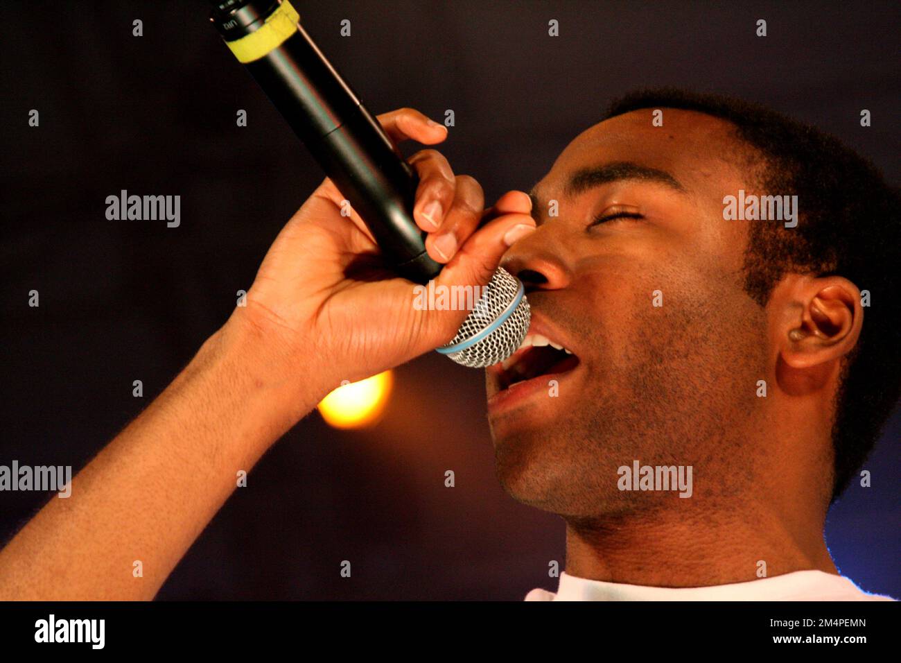 Childish Gambino in concert at Central Park Summerstage in New York ...