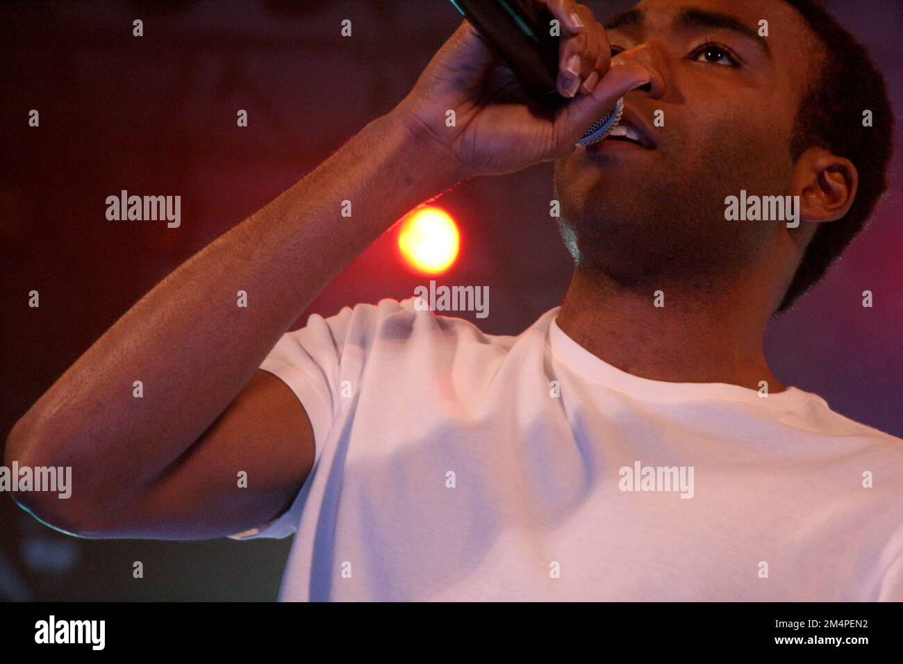 Childish Gambino in concert at Central Park Summerstage in New York ...