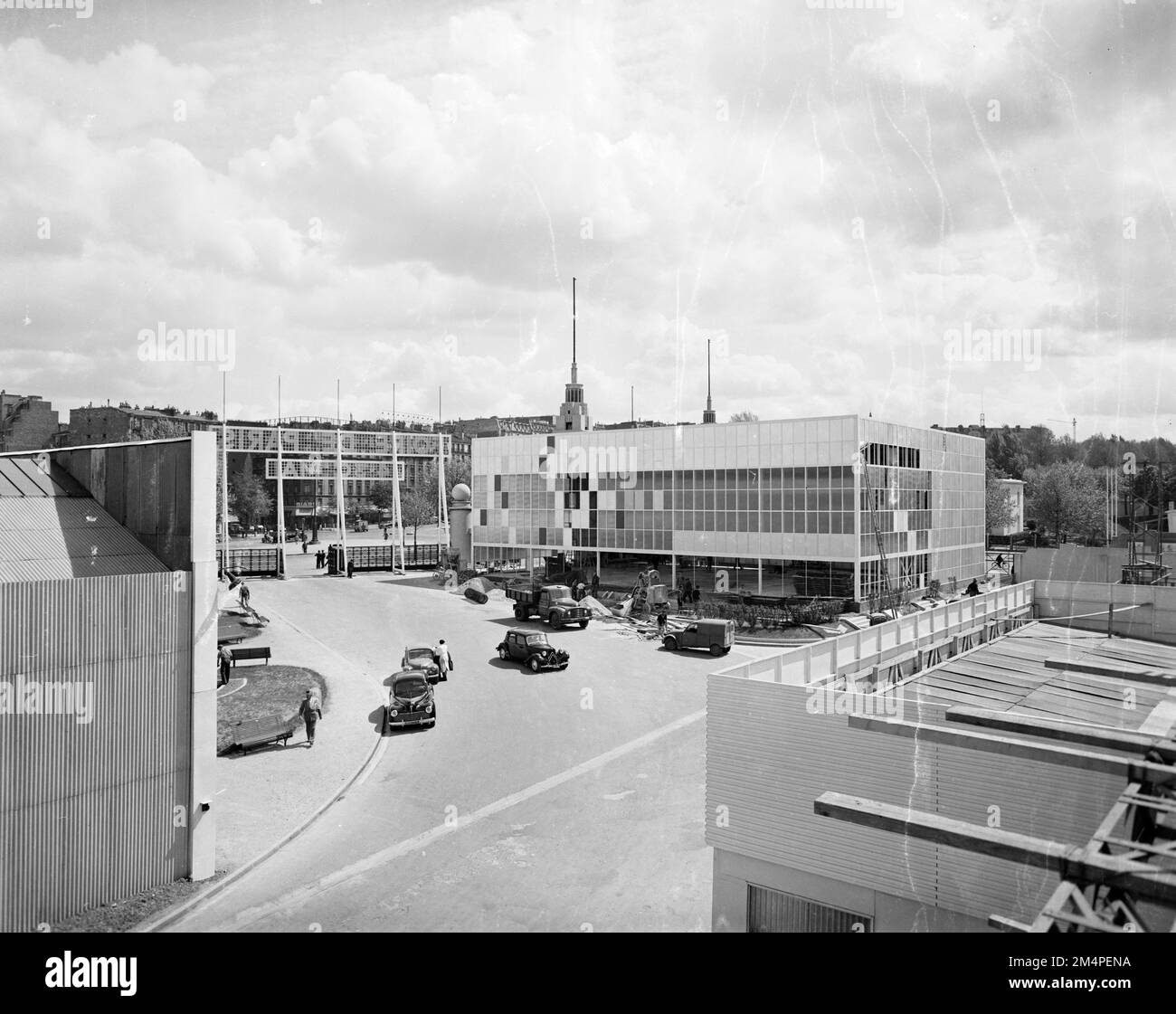Paris Fair, U.S. Pavilion. Photographs of Marshall Plan Programs ...
