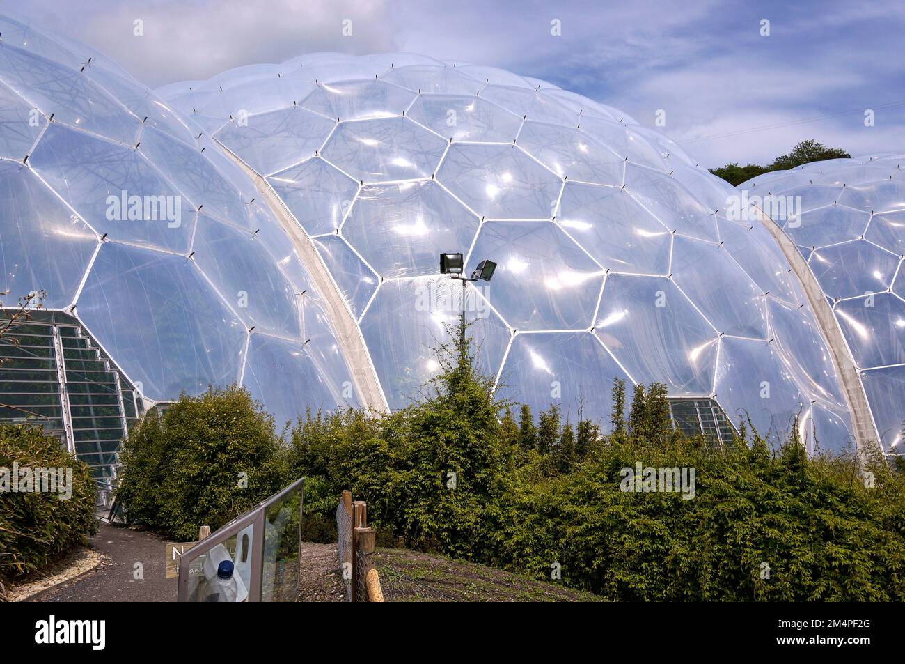 Large modern plastic bio domes Stock Photo - Alamy