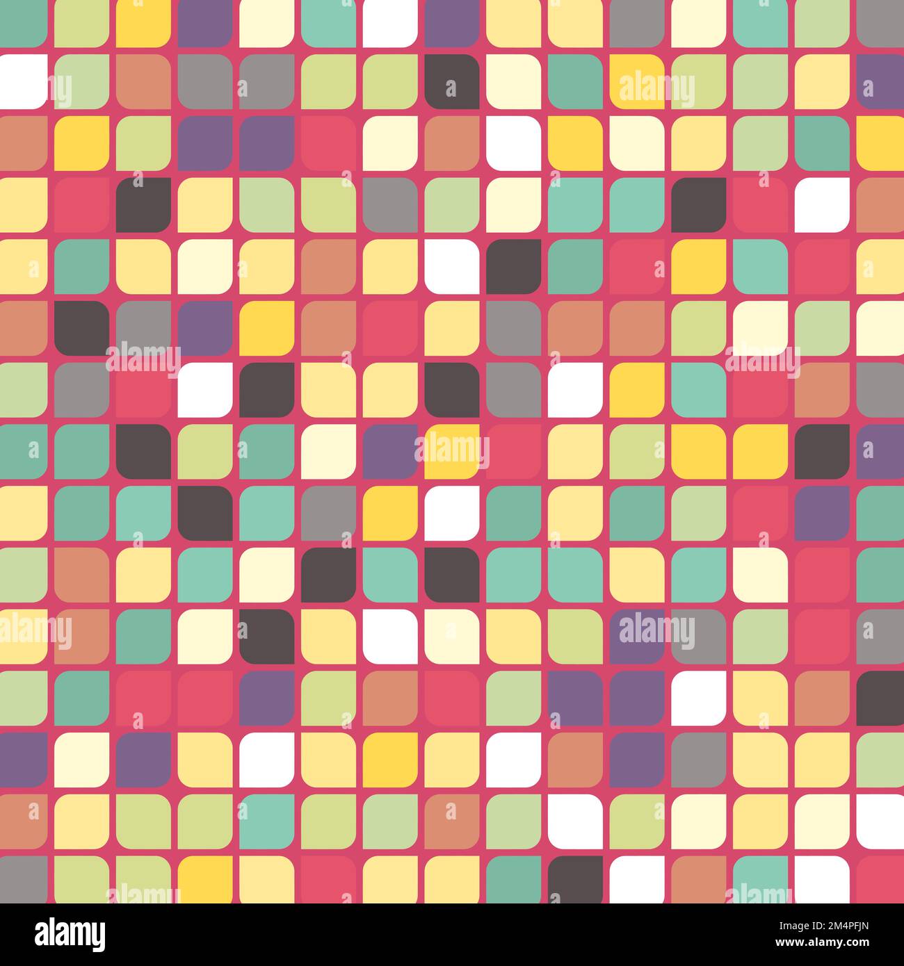Color checkered squares background generative pattern illustration ...