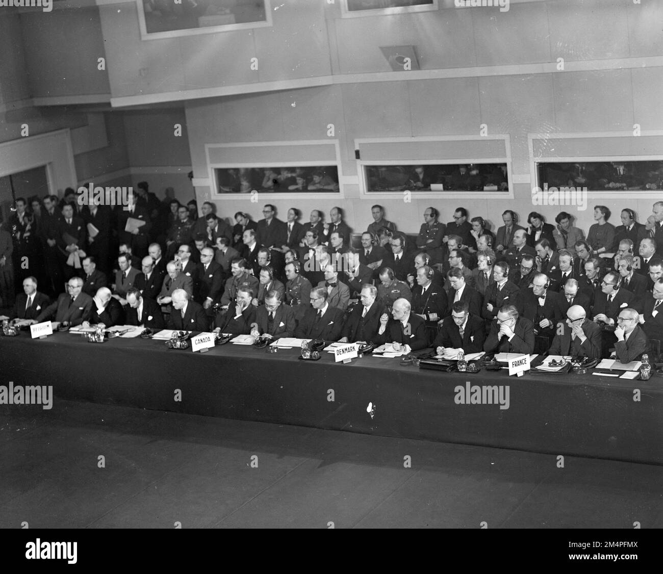 NATO Council Meeting (De Gasperi's Address, Schuman's Address, and ...