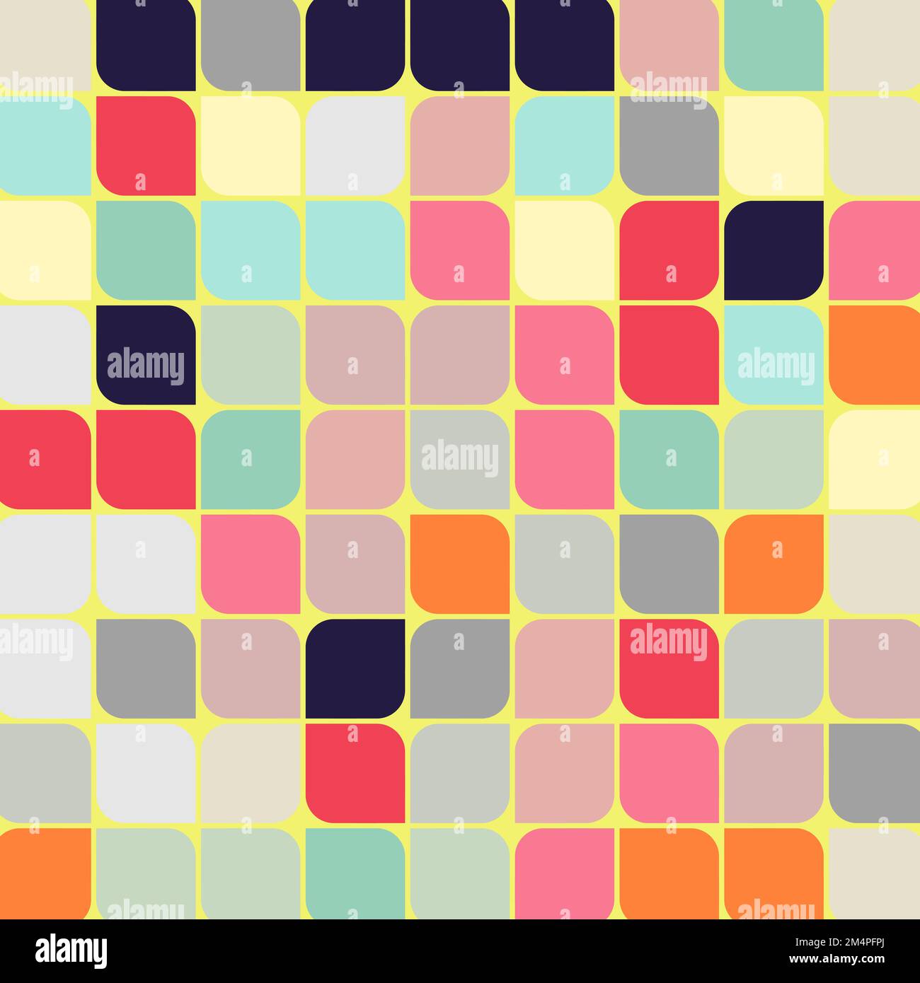 Color checkered squares background generative pattern illustration ...