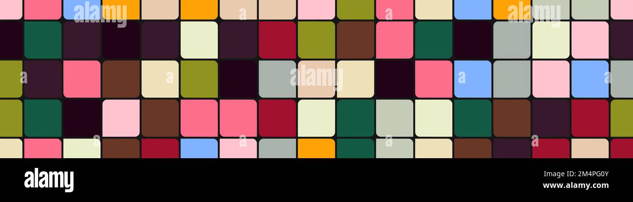 Color checkered squares background generative pattern illustration ...