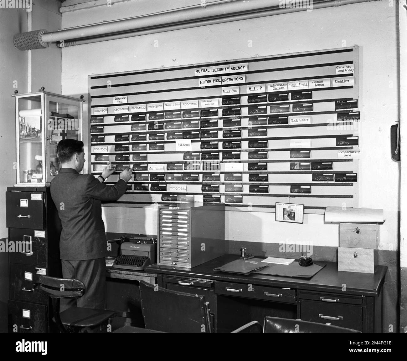 Faisanderie and MSA Garage. Photographs of Marshall Plan Programs ...