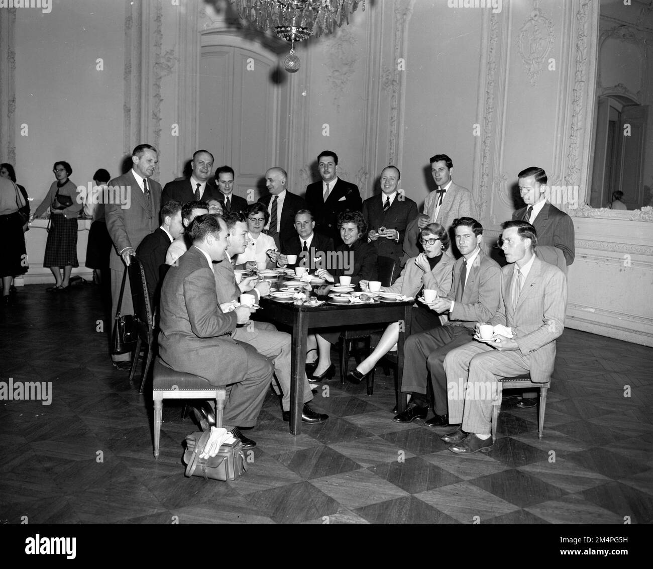 U.S. Embassy Welcomes American Farm Youth. Photographs of Marshall Plan ...