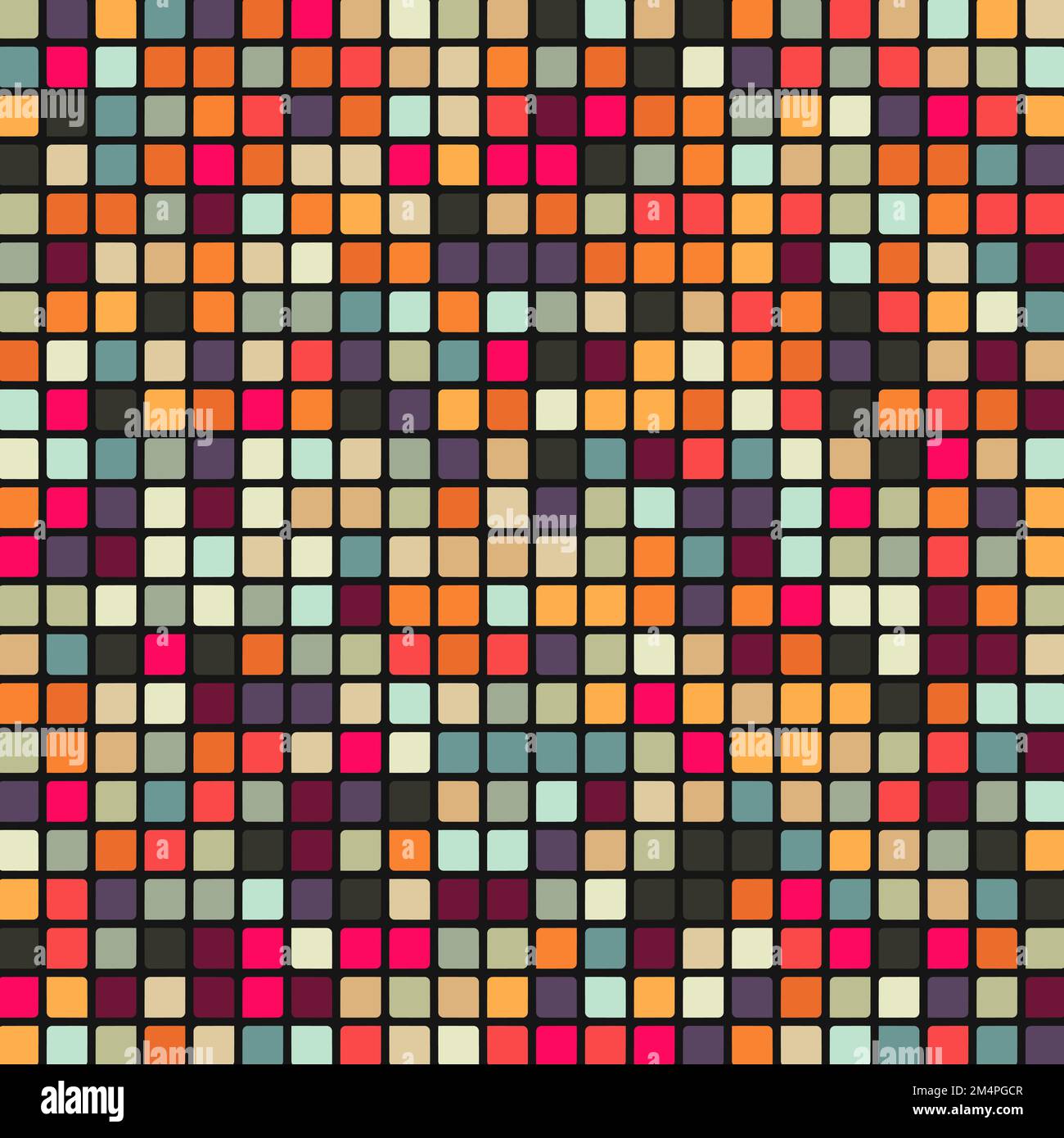 Color checkered squares background generative pattern illustration ...