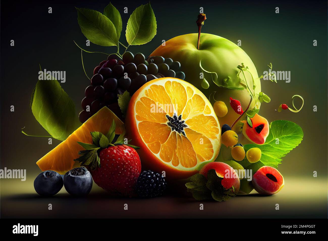 Fruits And Vegetables Painting