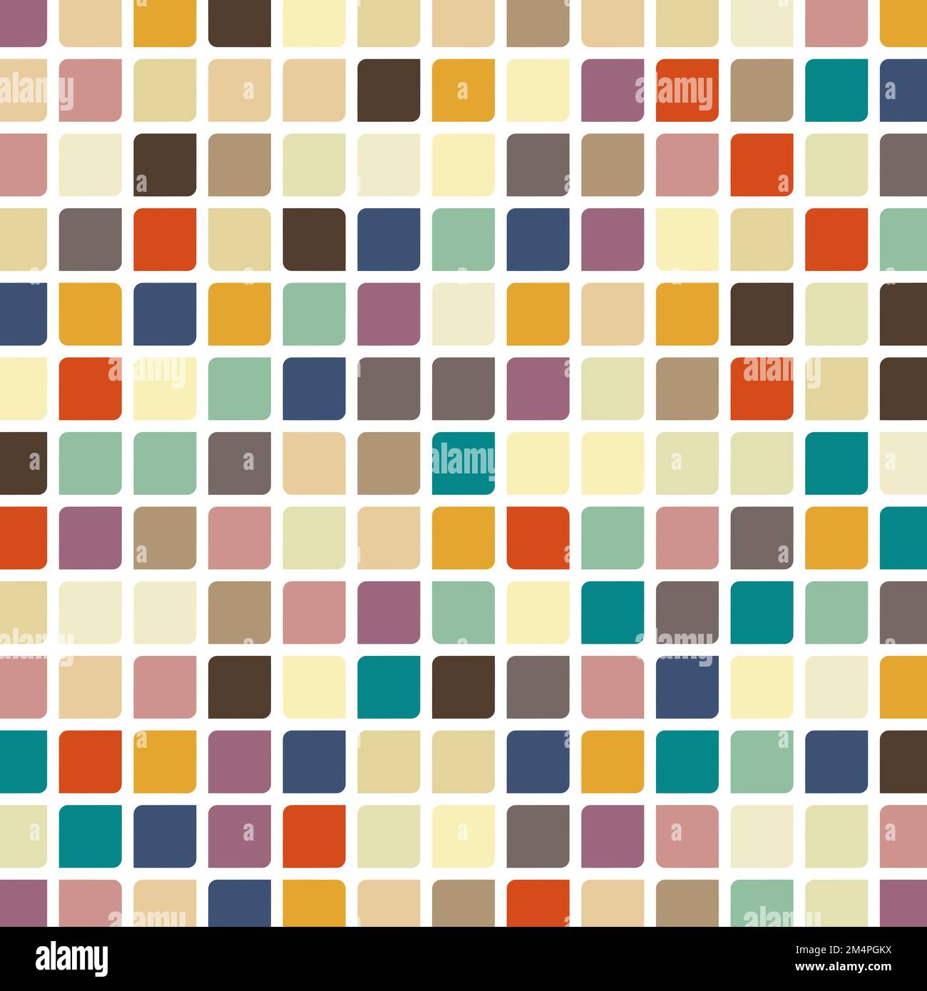 Color checkered squares background generative pattern illustration ...