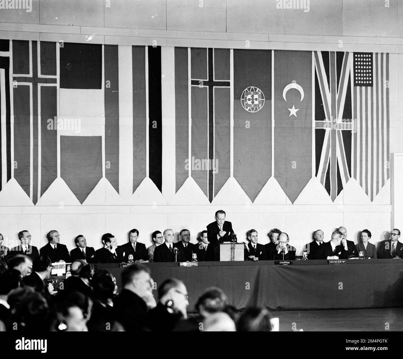 NATO Council Meeting (De Gasperi's Address, Schuman's Address, and ...