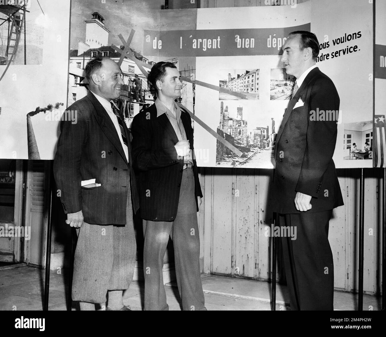 Labor Officials. Photographs of Marshall Plan Programs, Exhibits, and ...