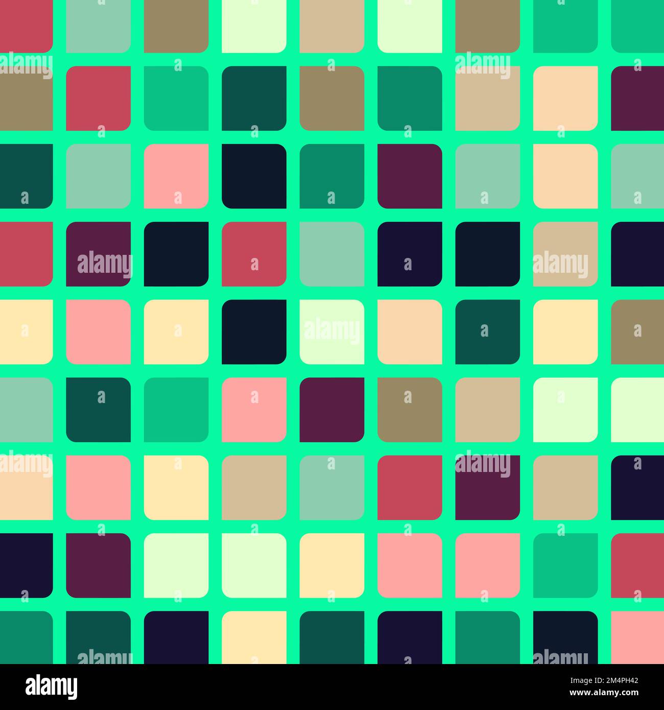 Color checkered squares background generative pattern illustration ...