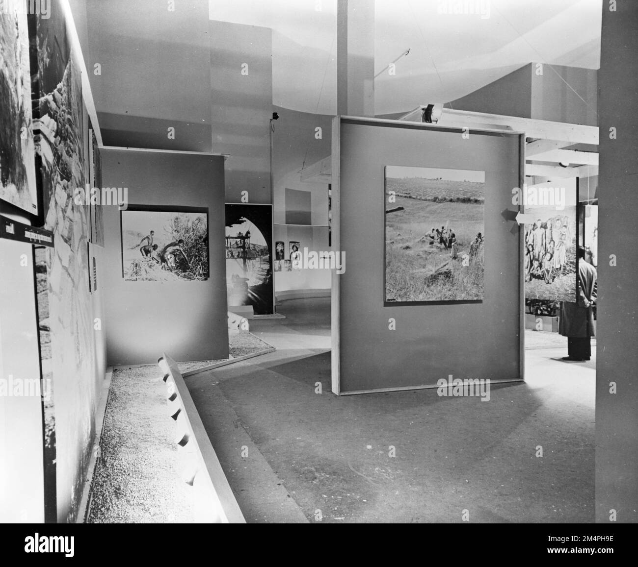 "Family of Man" Exhibit, Lay-out. Photographs of Marshall Plan Programs ...