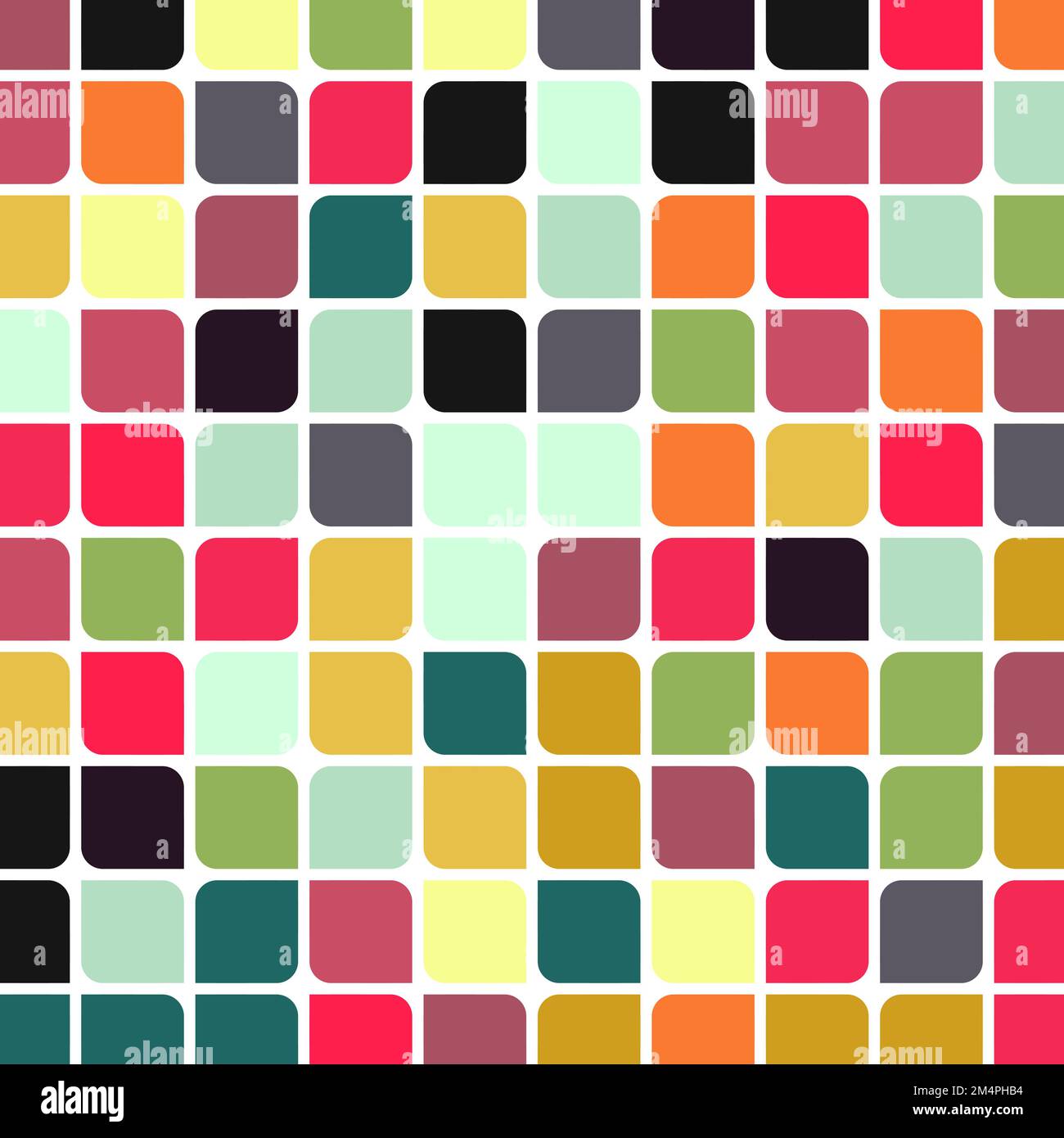 Color checkered squares background generative pattern illustration ...