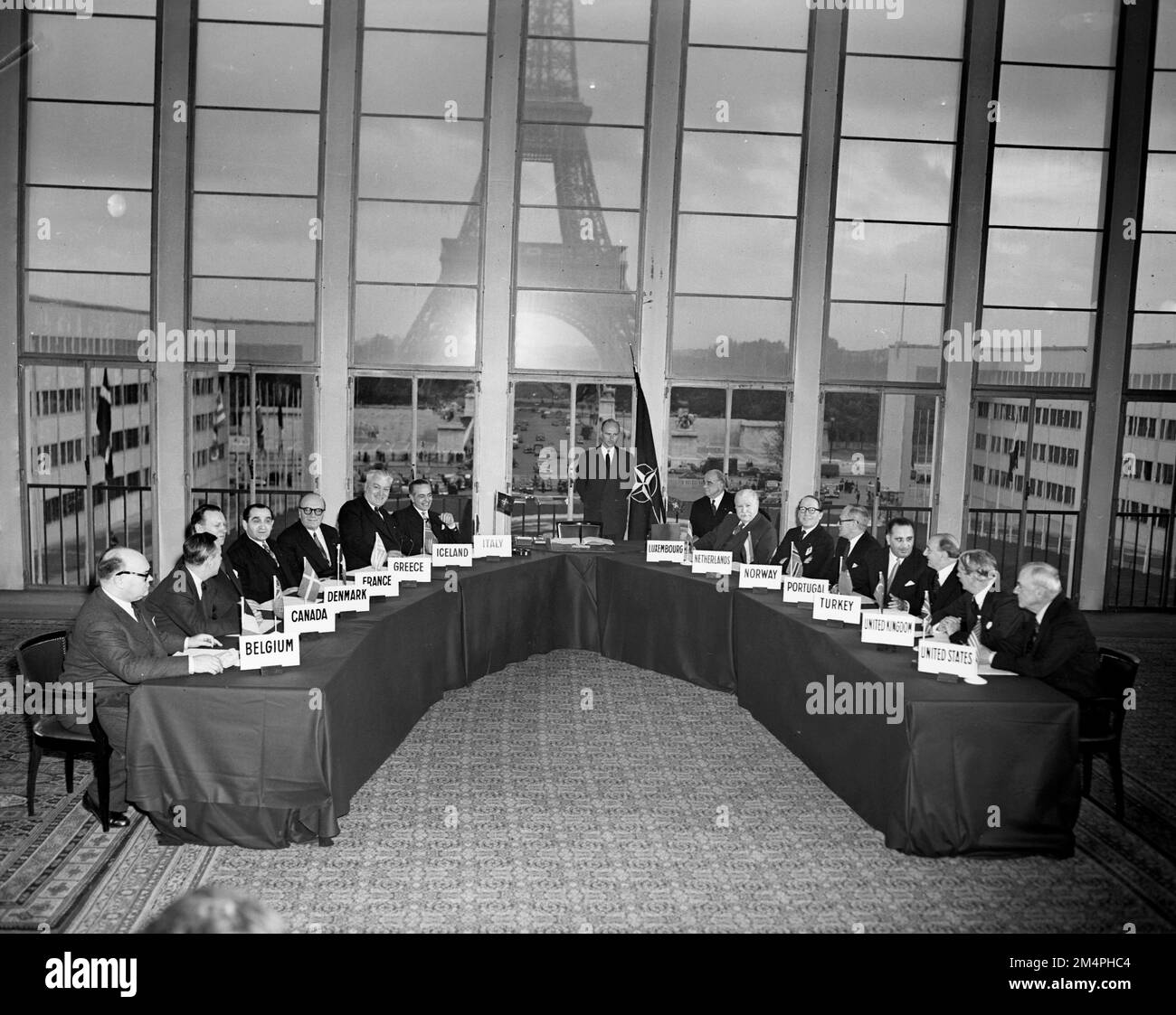 NATO Paris Conference, 1954. Photographs of Marshall Plan Programs ...