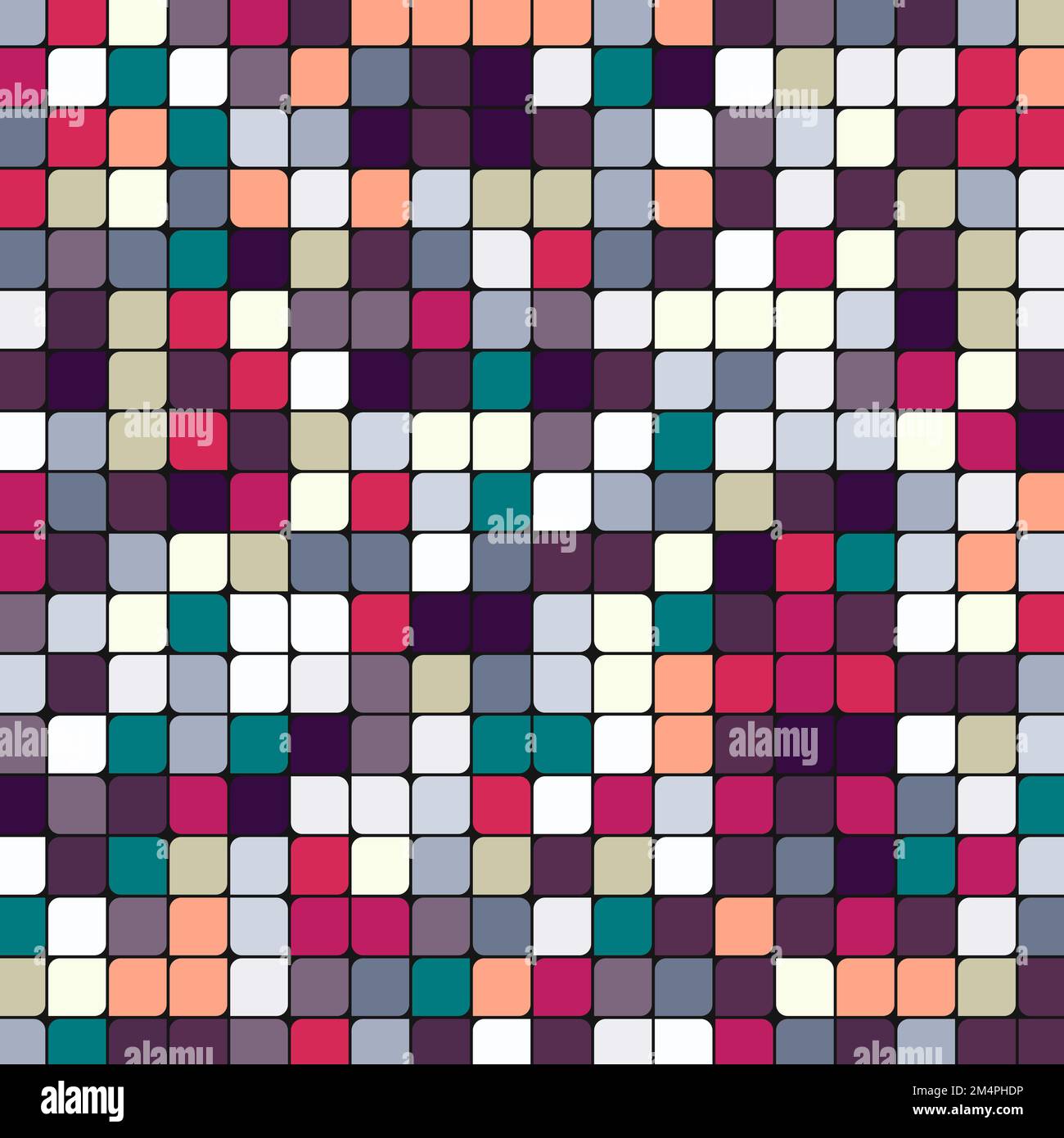 Color checkered squares background generative pattern illustration ...