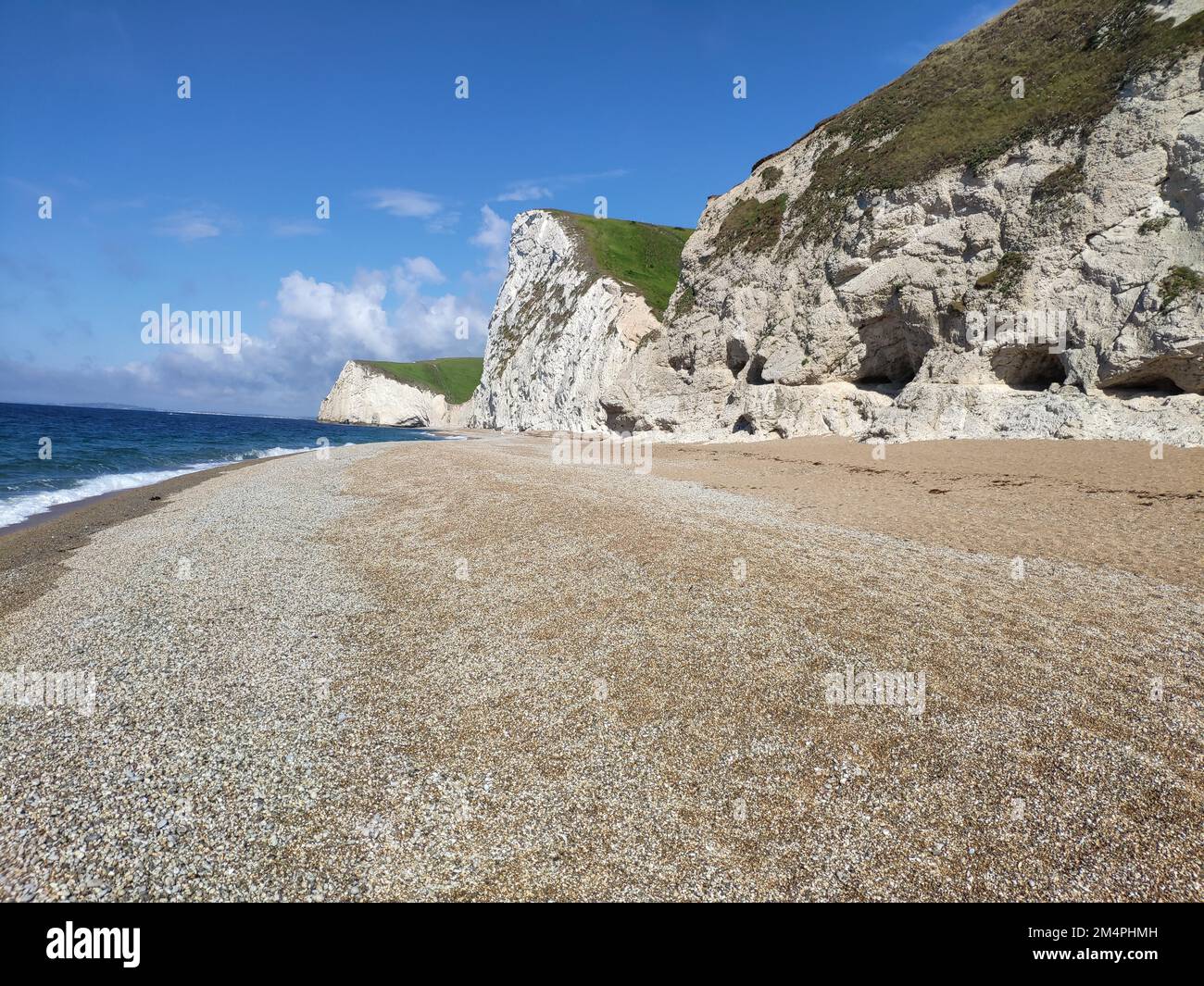 Chalk cliffs at Durdle Door, Dorset, Great Britain Stock Photo - Alamy