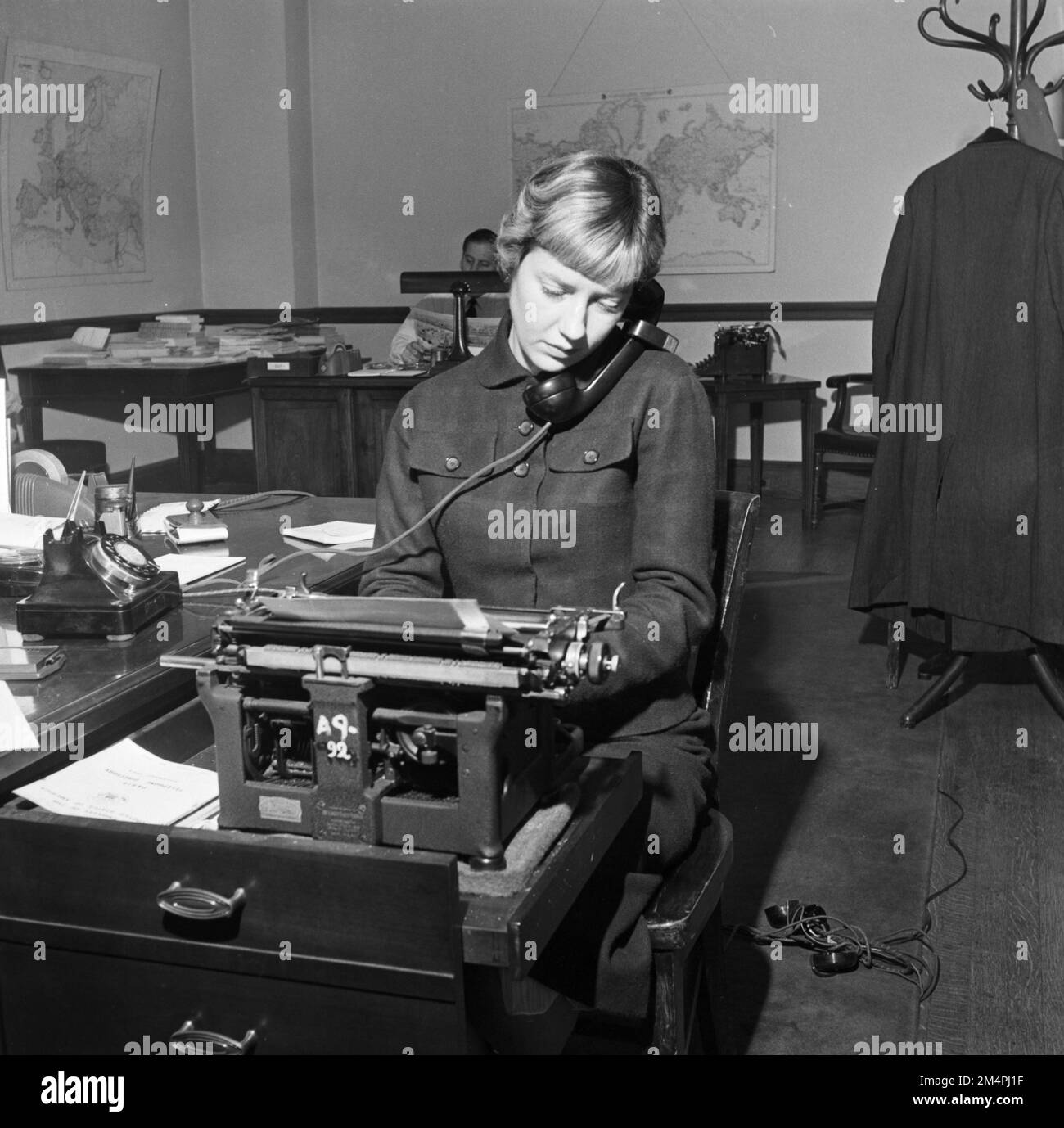 American Girl, Secretary in Paris. Photographs of Marshall Plan ...