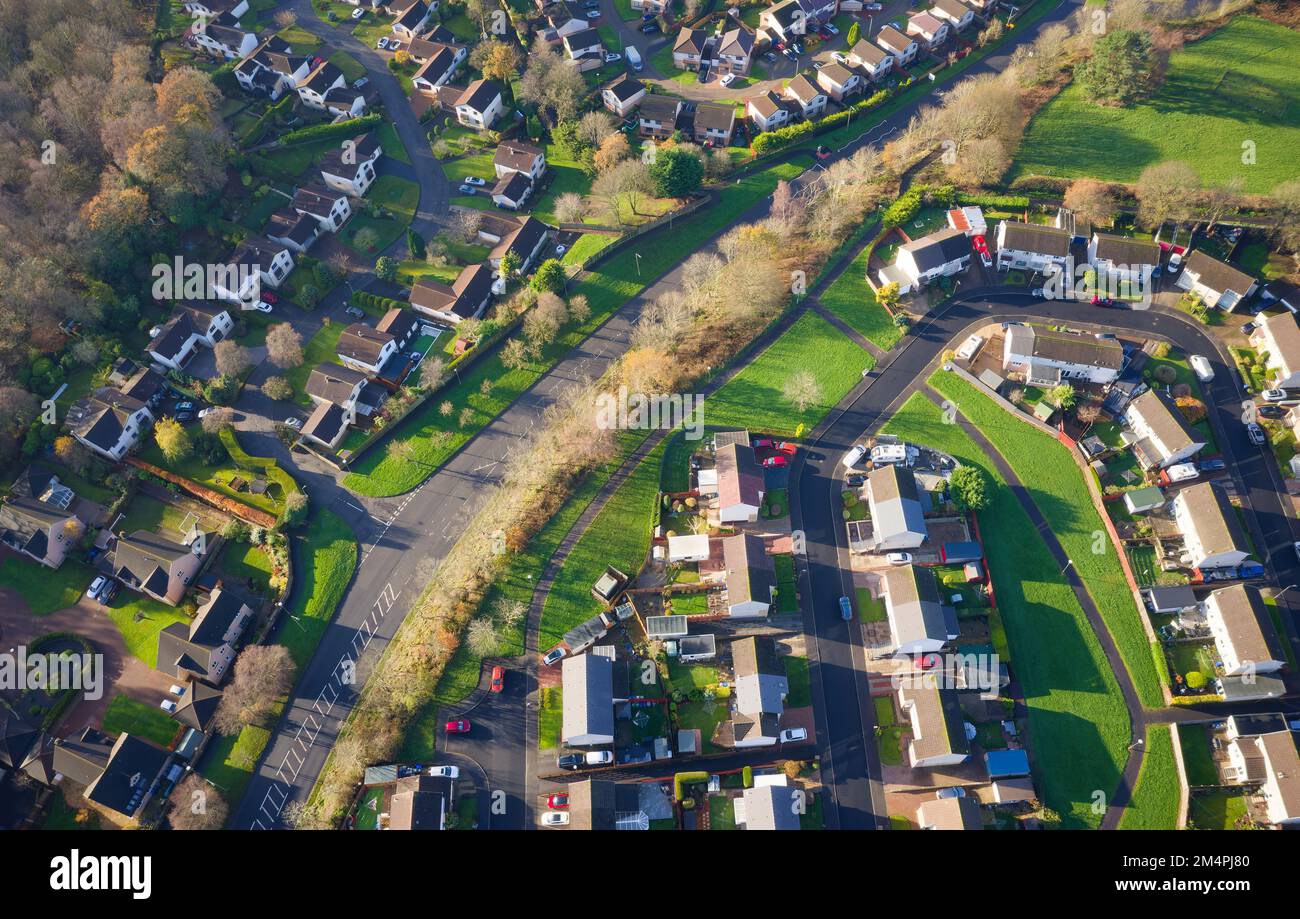 New housing development building houses for increased demand in rural ...
