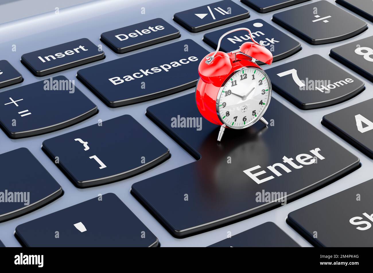 Computer keyboard alarm clock key hi-res stock photography and images ...