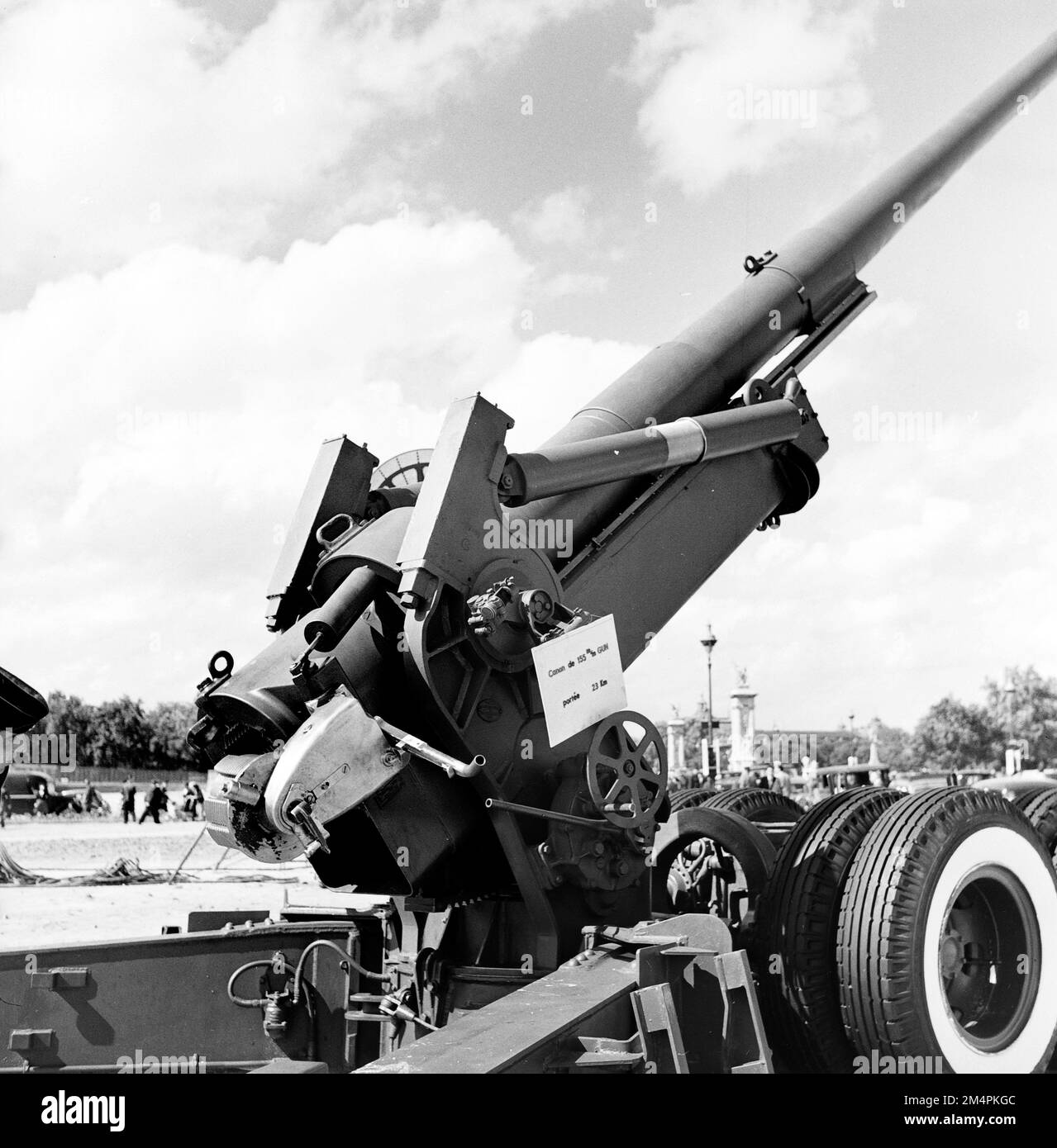 New French Arms are Displayed in Paris. Photographs of Marshall Plan ...