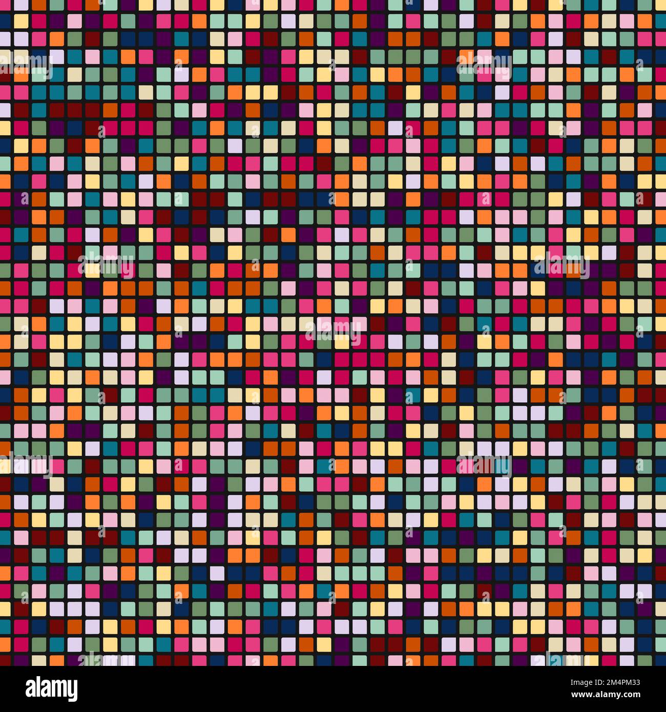 Color checkered squares background generative pattern illustration ...
