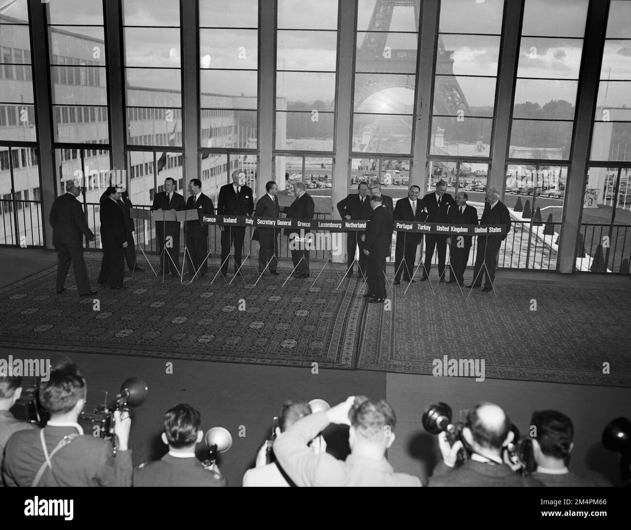 NATO Paris Conference, 1954. Photographs of Marshall Plan Programs ...