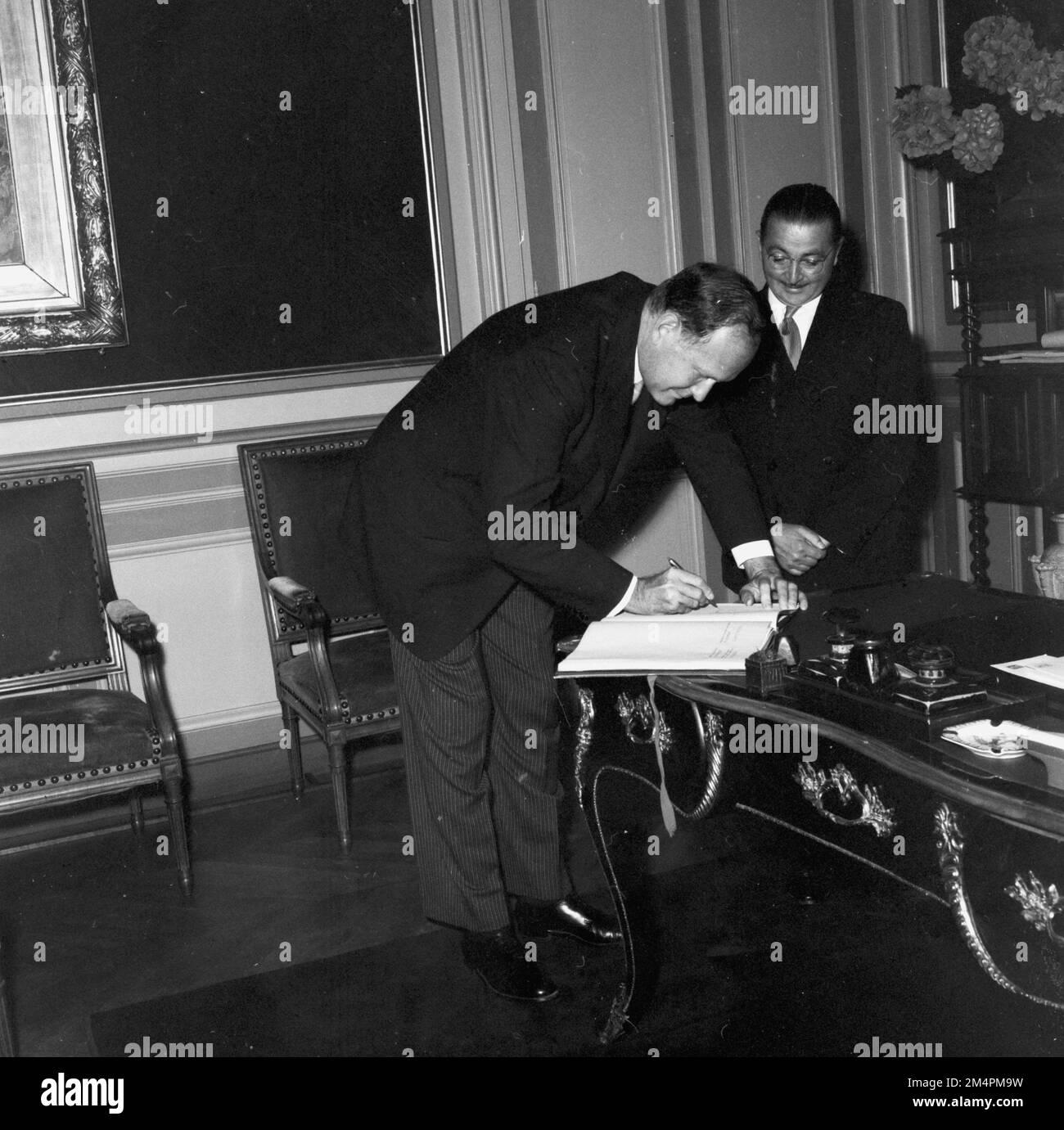 Inauguration by Douglas Dillon of New Tours PAO USIS Center ...