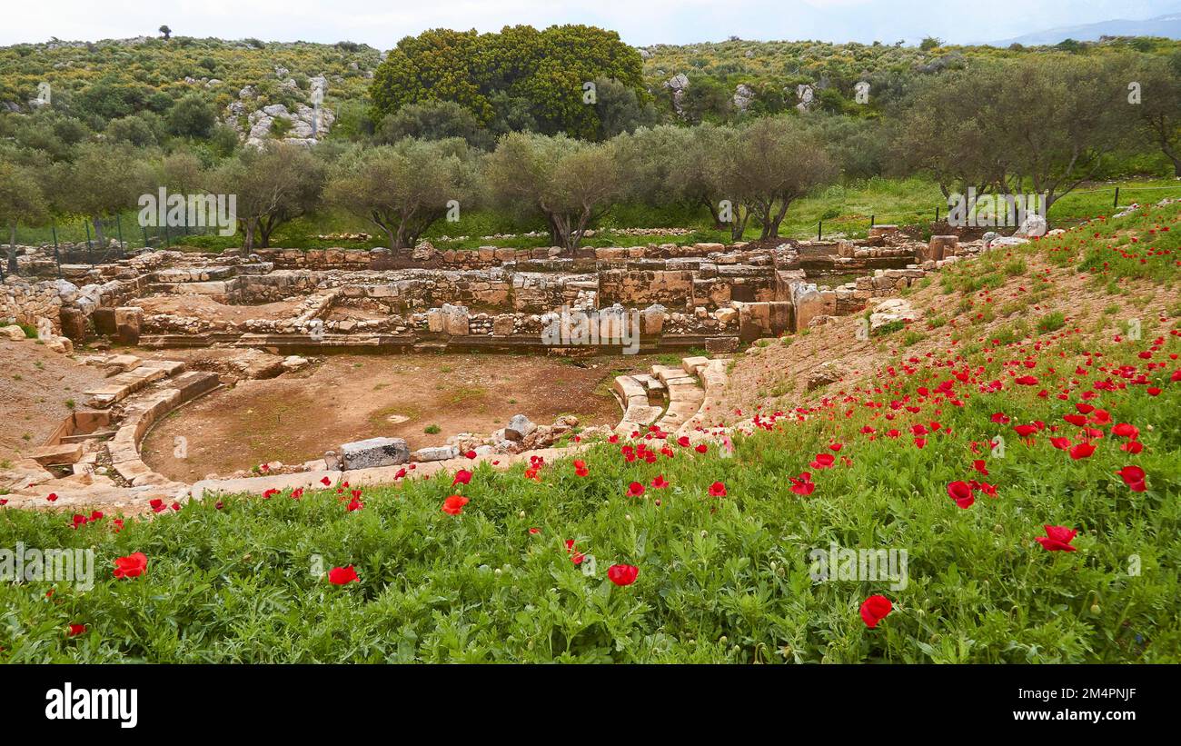 Aptera, archaeological site, excavation site, Roman, Doric, Mycenaean ...