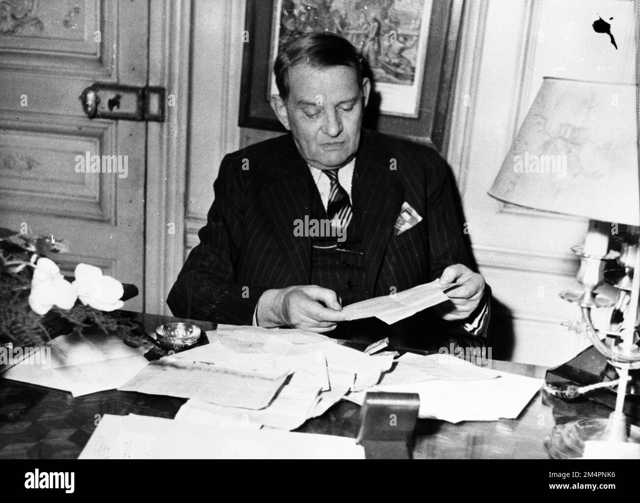 Rene Coty, New French President. Photographs of Marshall Plan Programs ...