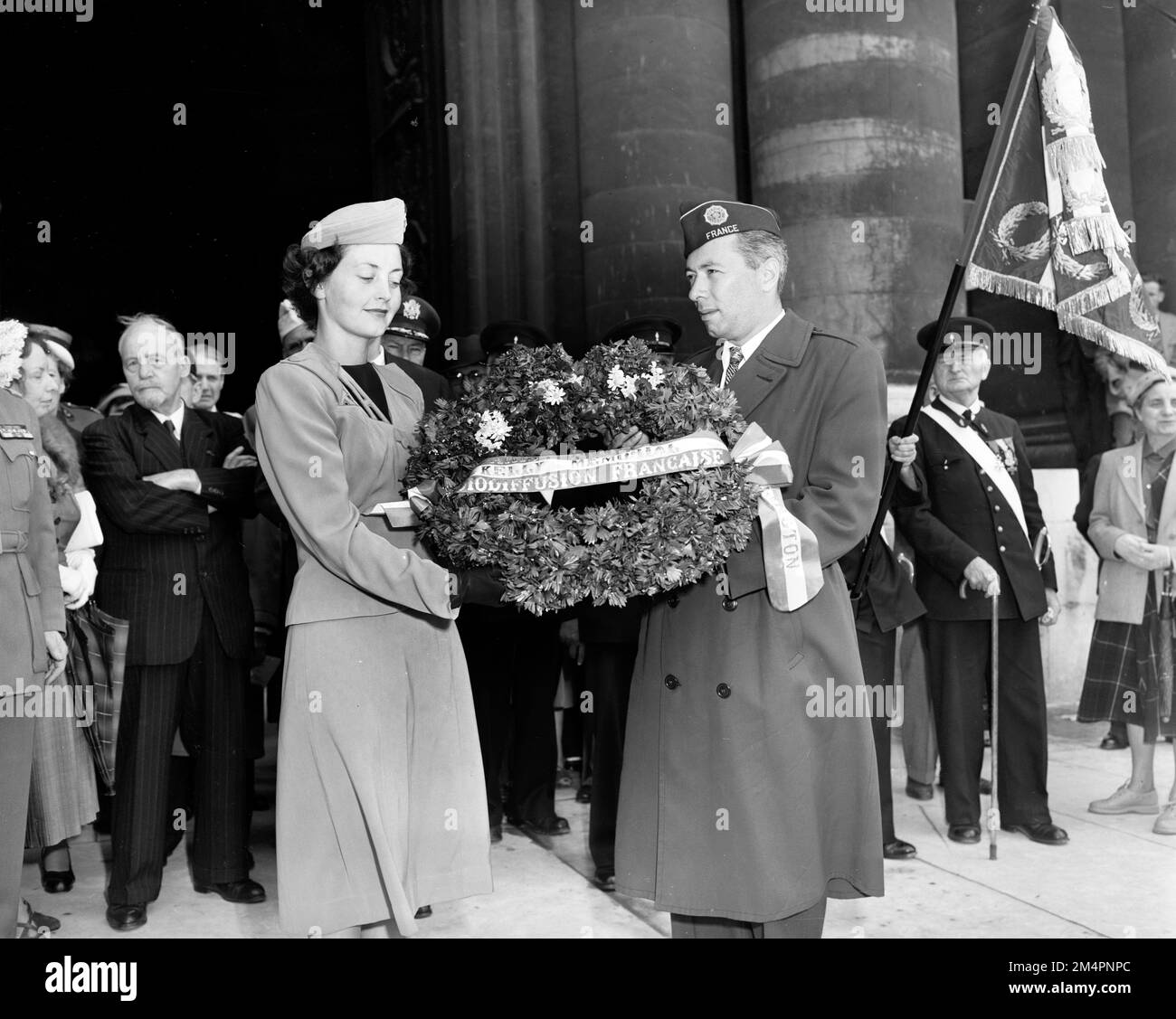 French War Veterans Present Wreath for Sergeant Kelly Memorial ...