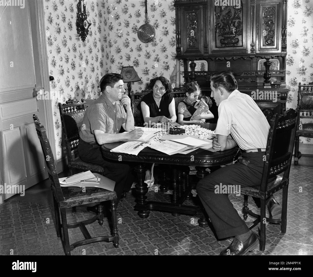 Labor - Force Ouvriere Workers at Home. Photographs of Marshall Plan ...