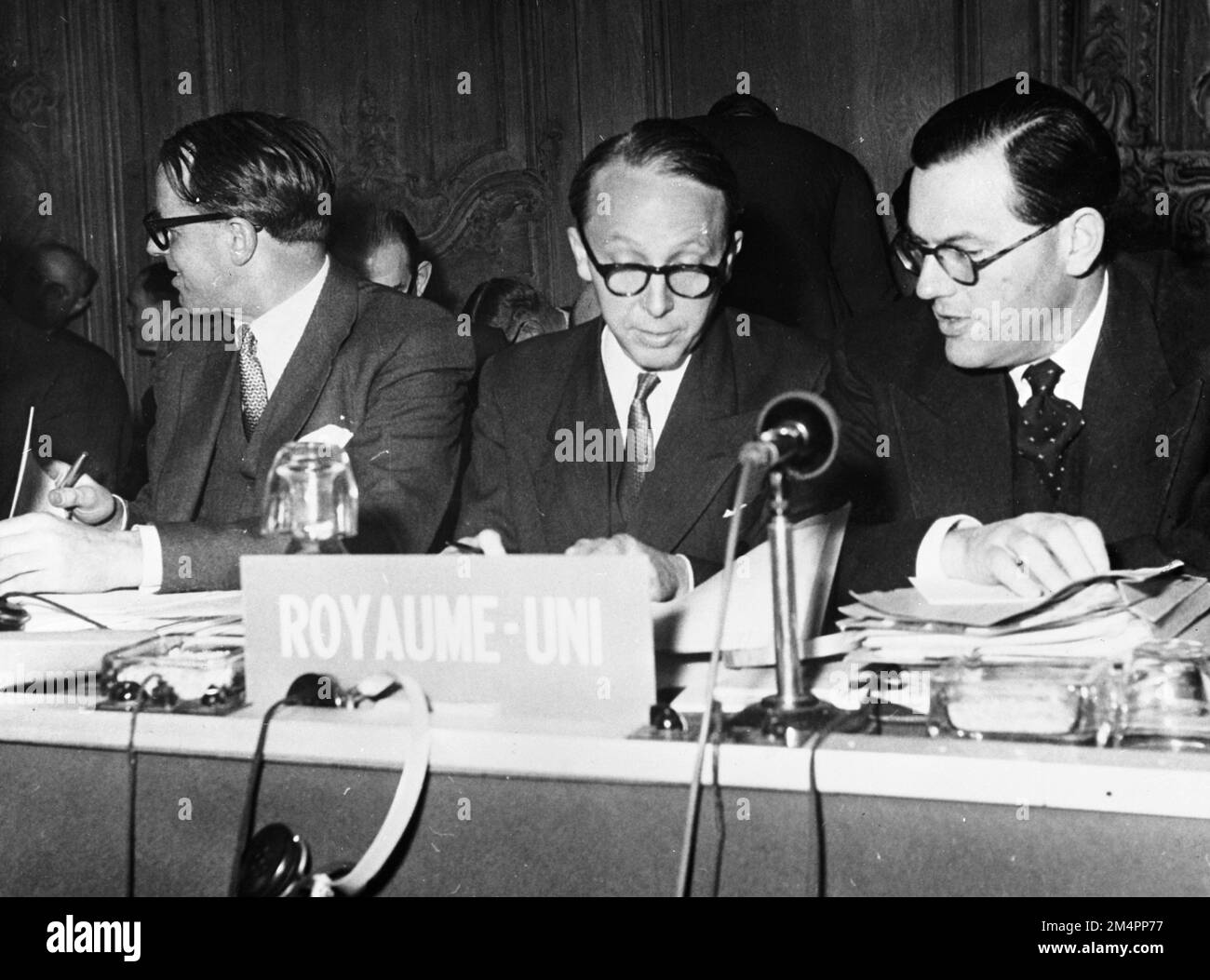 OEEC Favors Continuation of European Payments Union. Photographs of ...