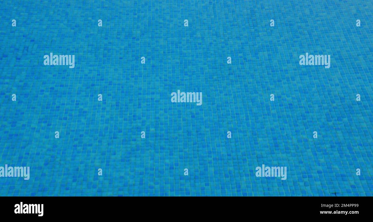 Water surface texture, clean swimming pool ripples and wave. Refraction ...