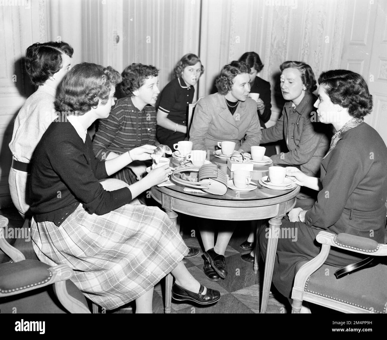 U.S. Embassy Welcomes American Farm Youth. Photographs of Marshall Plan ...