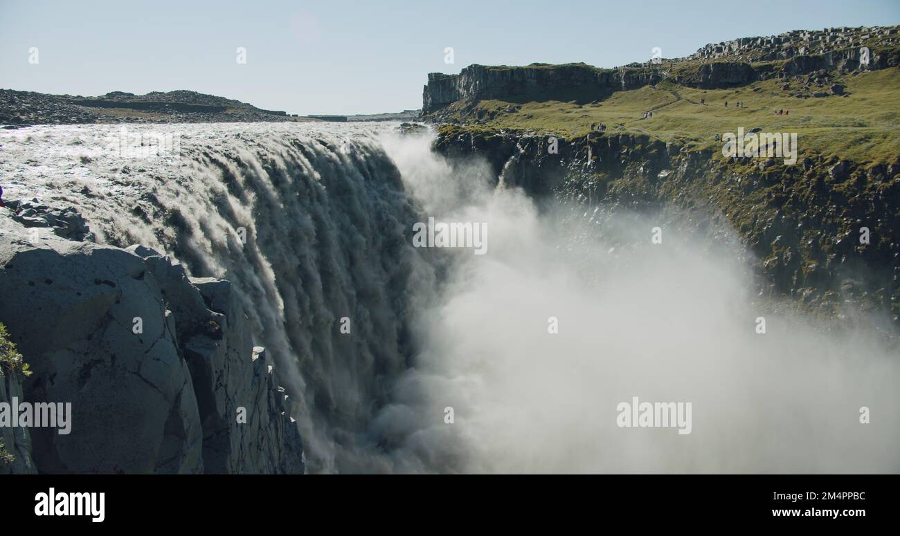 Iceland beautiful and powerful wasserfall Dettifoss The most powerful ...