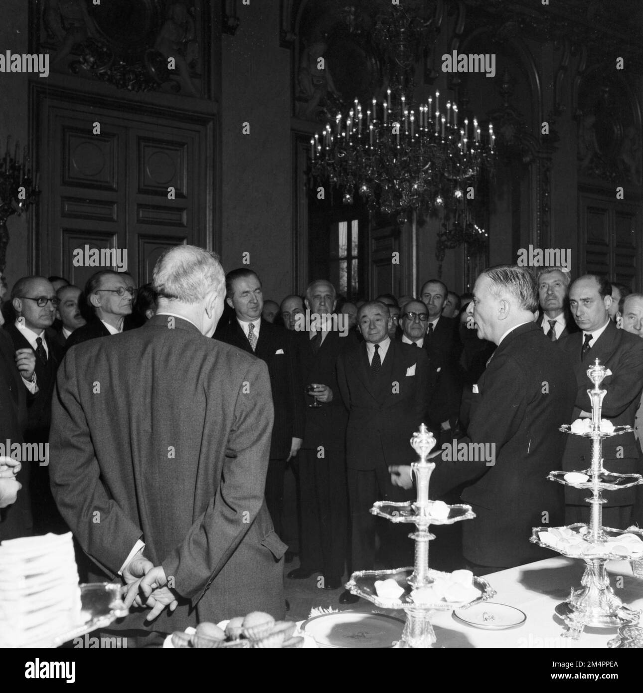 European Parliamentarians Meet in Paris. Photographs of Marshall Plan ...