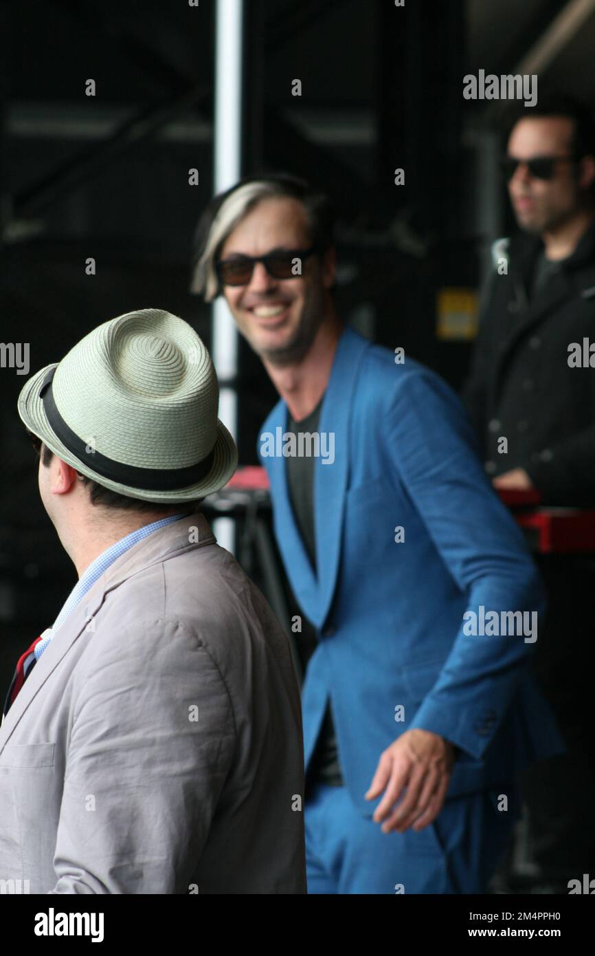 Dave Matthews Band Caravan - Fitz and the Tantrums in Concert Stock ...