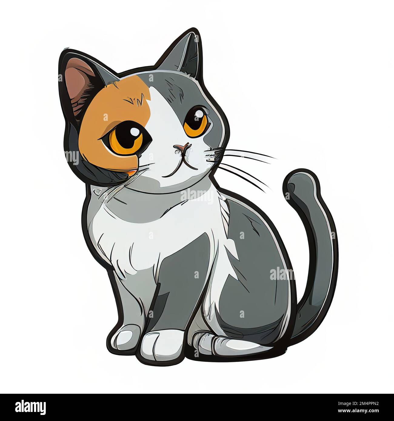 Cartoon brown cat hi-res stock photography and images - Alamy