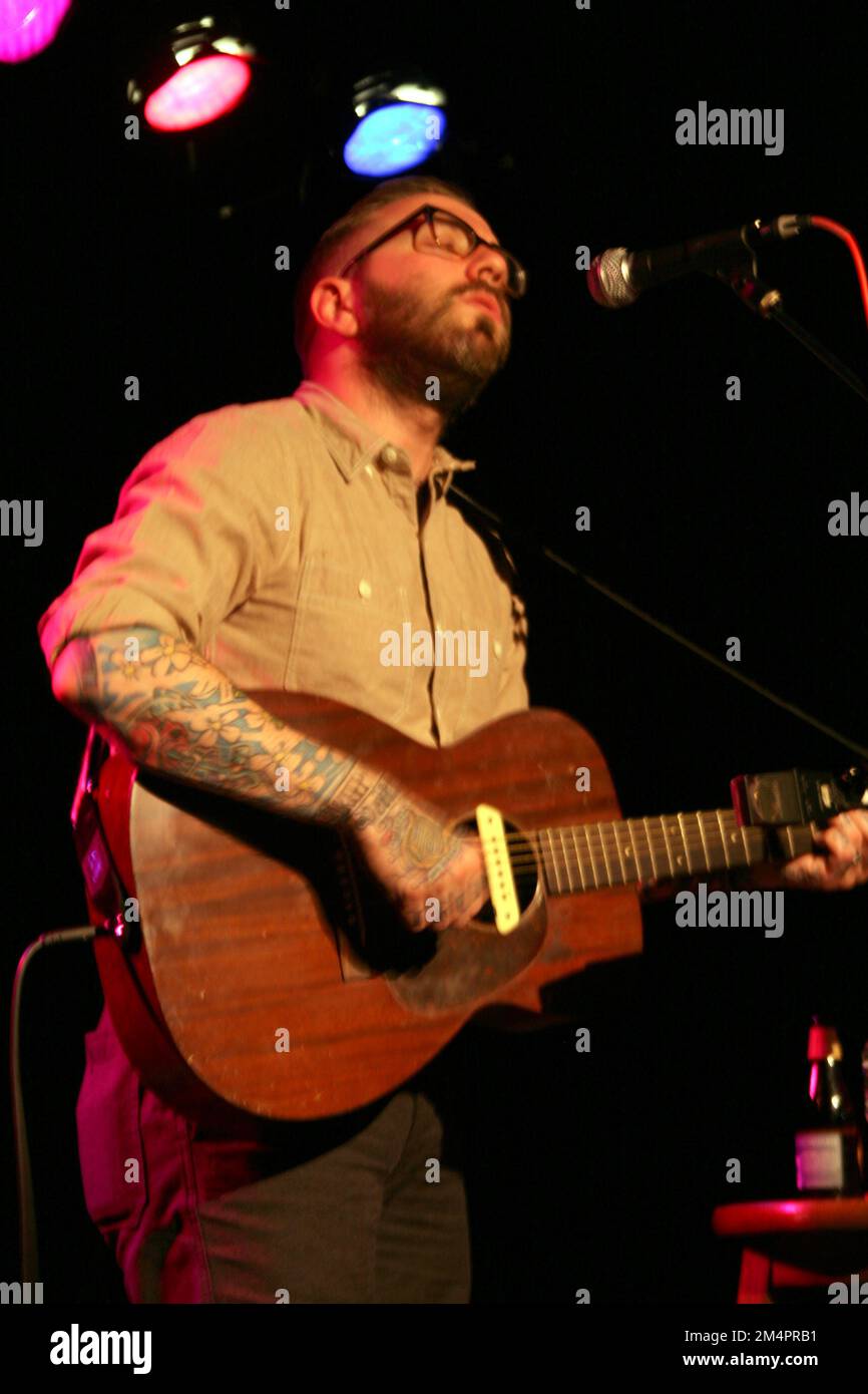 City and Colour - Dallas Green in concert in New York Stock Photo - Alamy