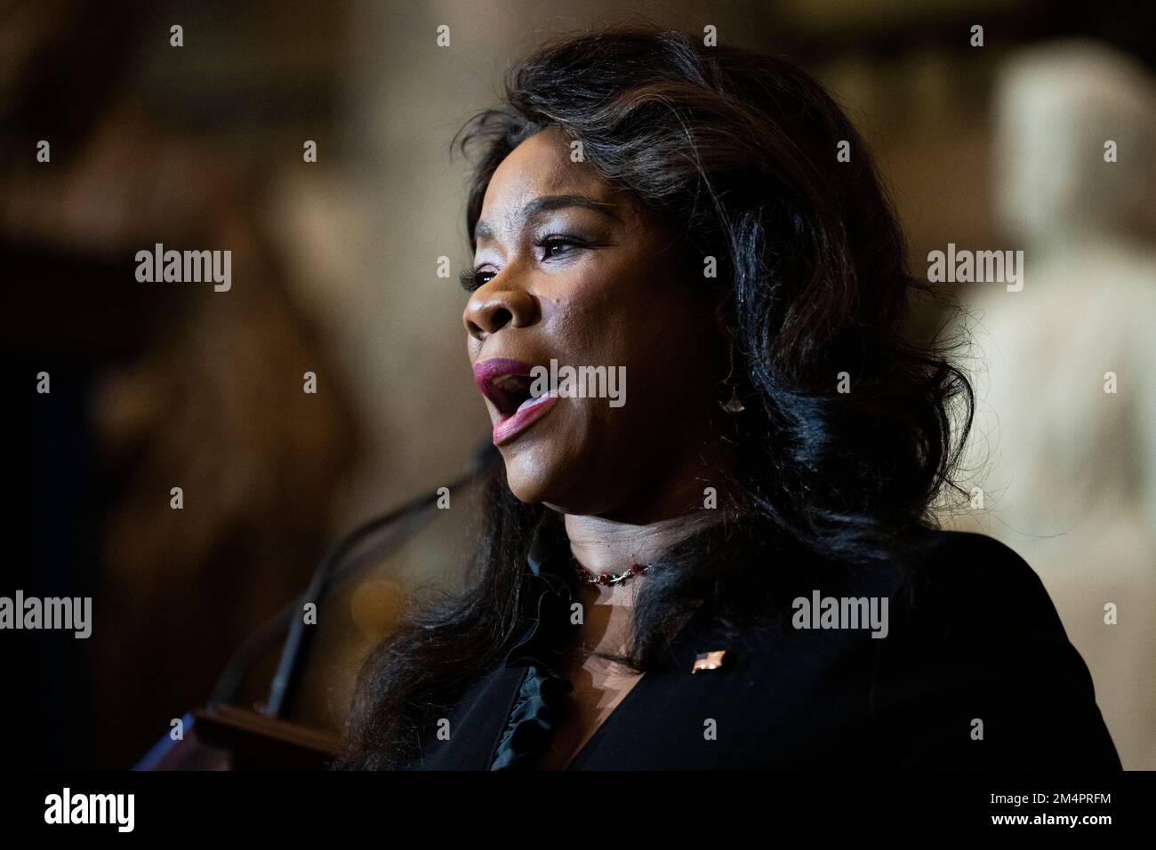 UNITED STATES - DECEMBER 14: Denyce Graves sings during a portrait ...