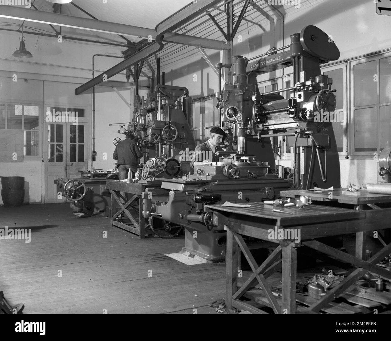 Turbomeca Aircraft Engine Factory. Photographs of Marshall Plan ...