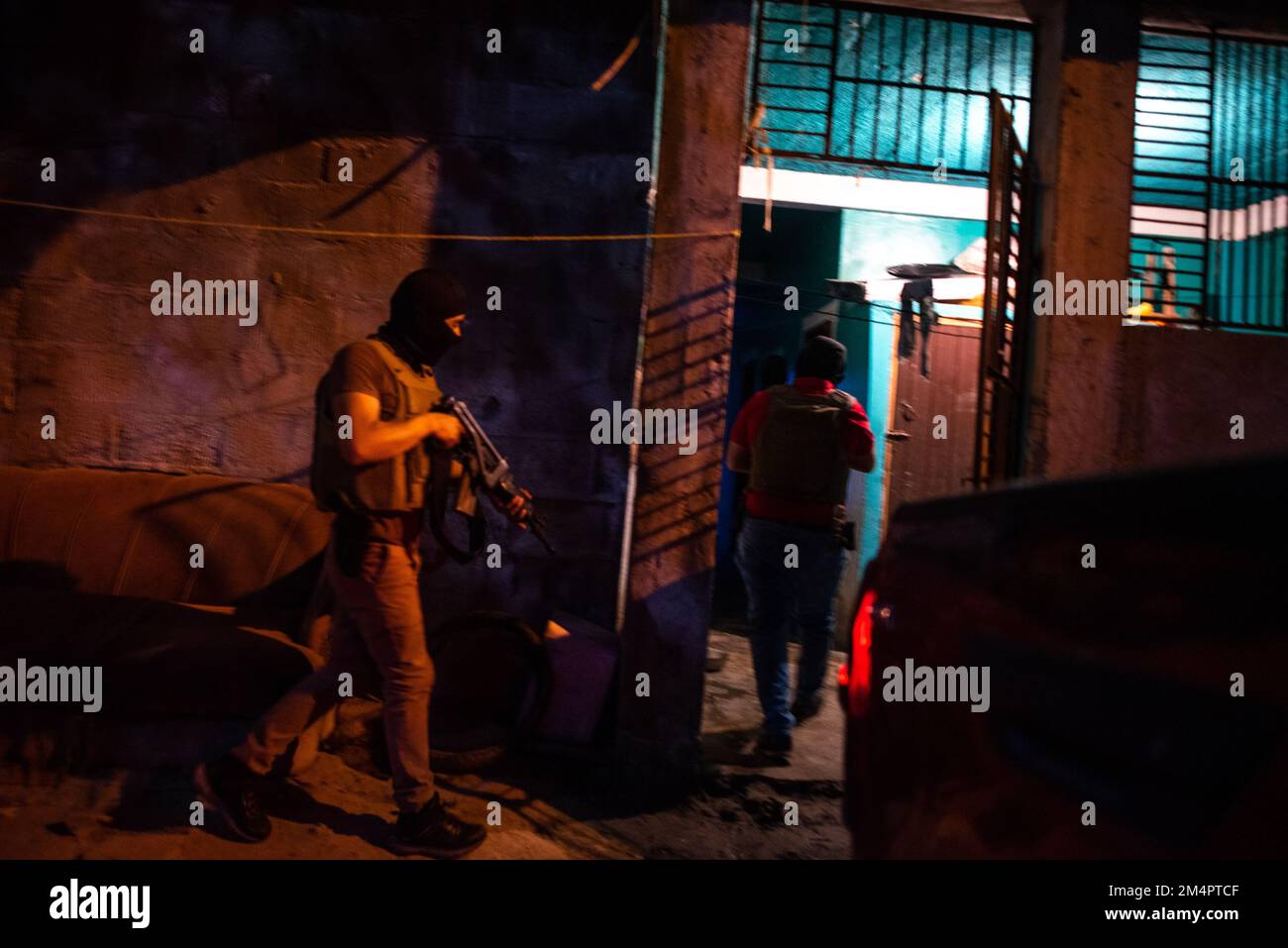 San Pedro Sula, Cortes, Honduras. 21st Dec, 2022. The elite gang task ...