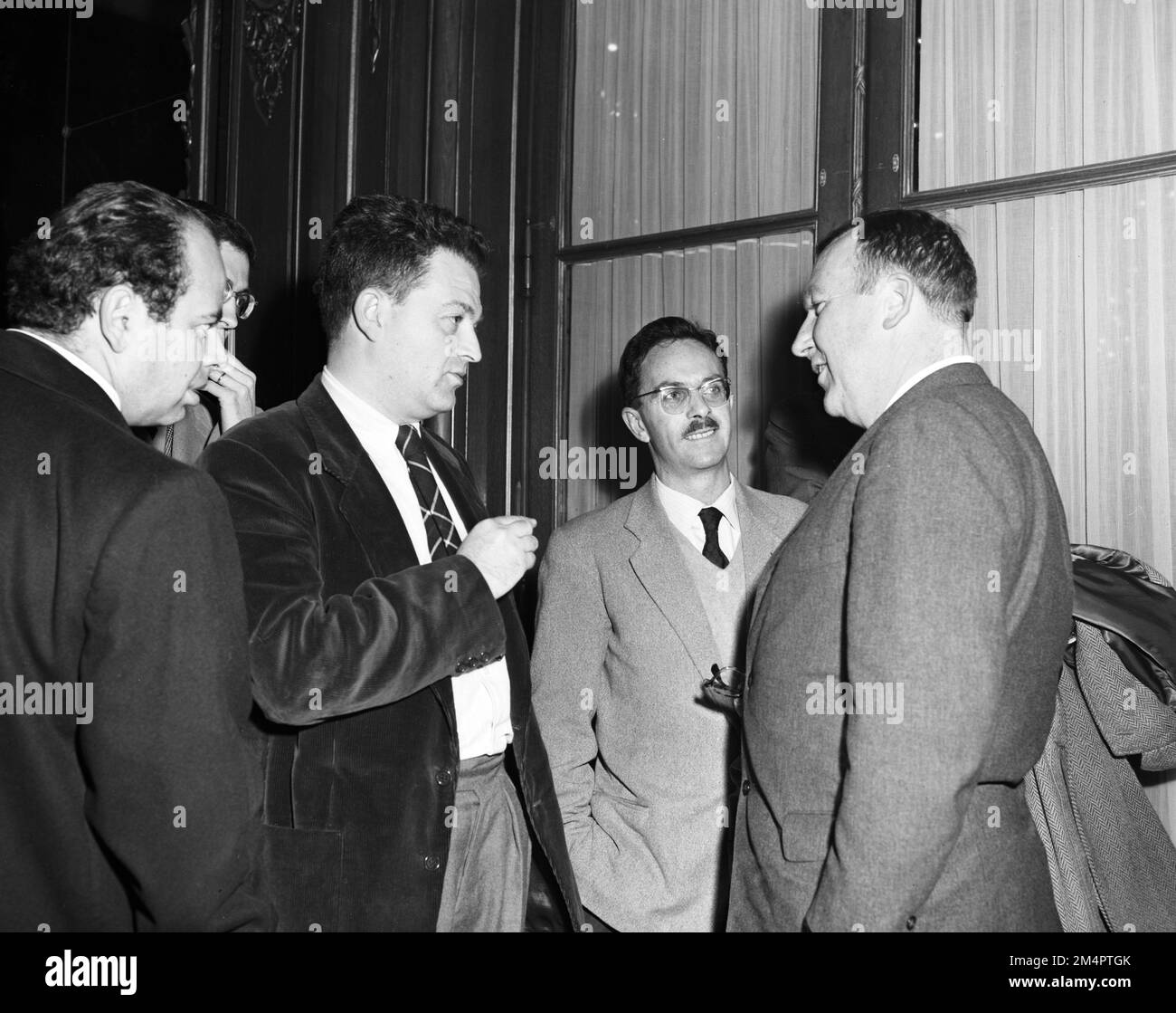 Dr. Spilhaus of Minnesota University at the UNESCO. Photographs of ...